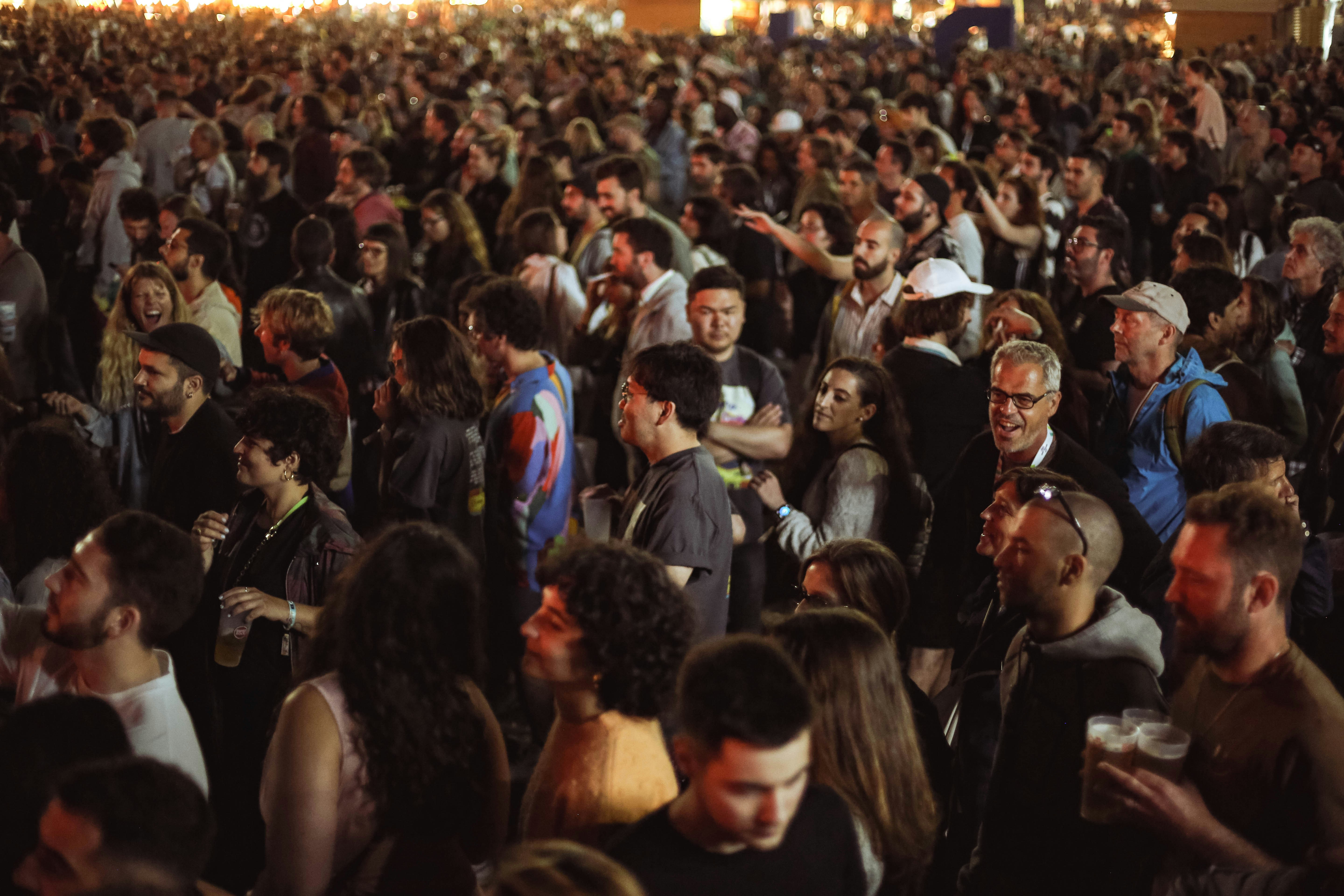 A large crowd of people photo – Free Nos primavera festival Image on ...