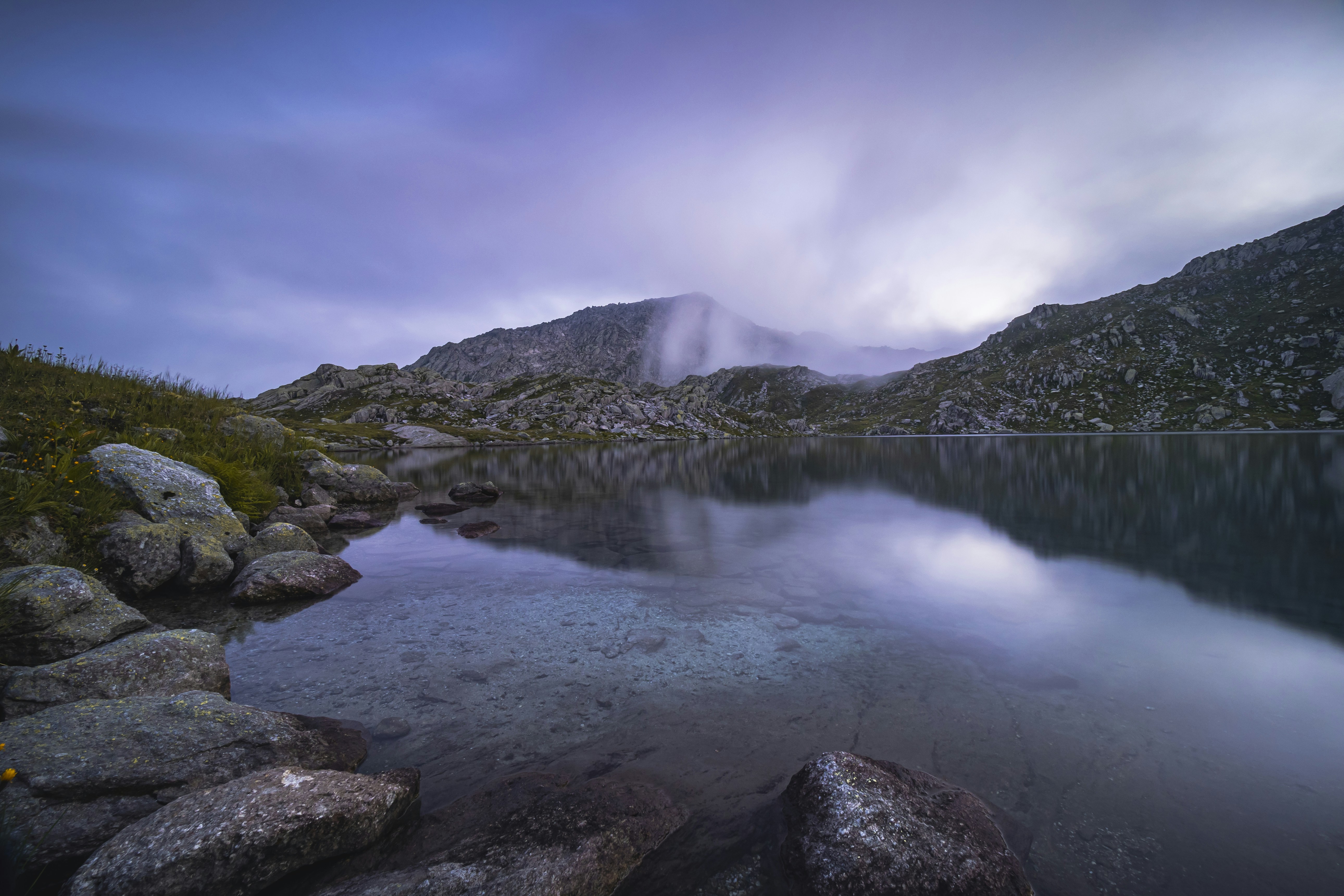 Still Waters at the Mountain Edge