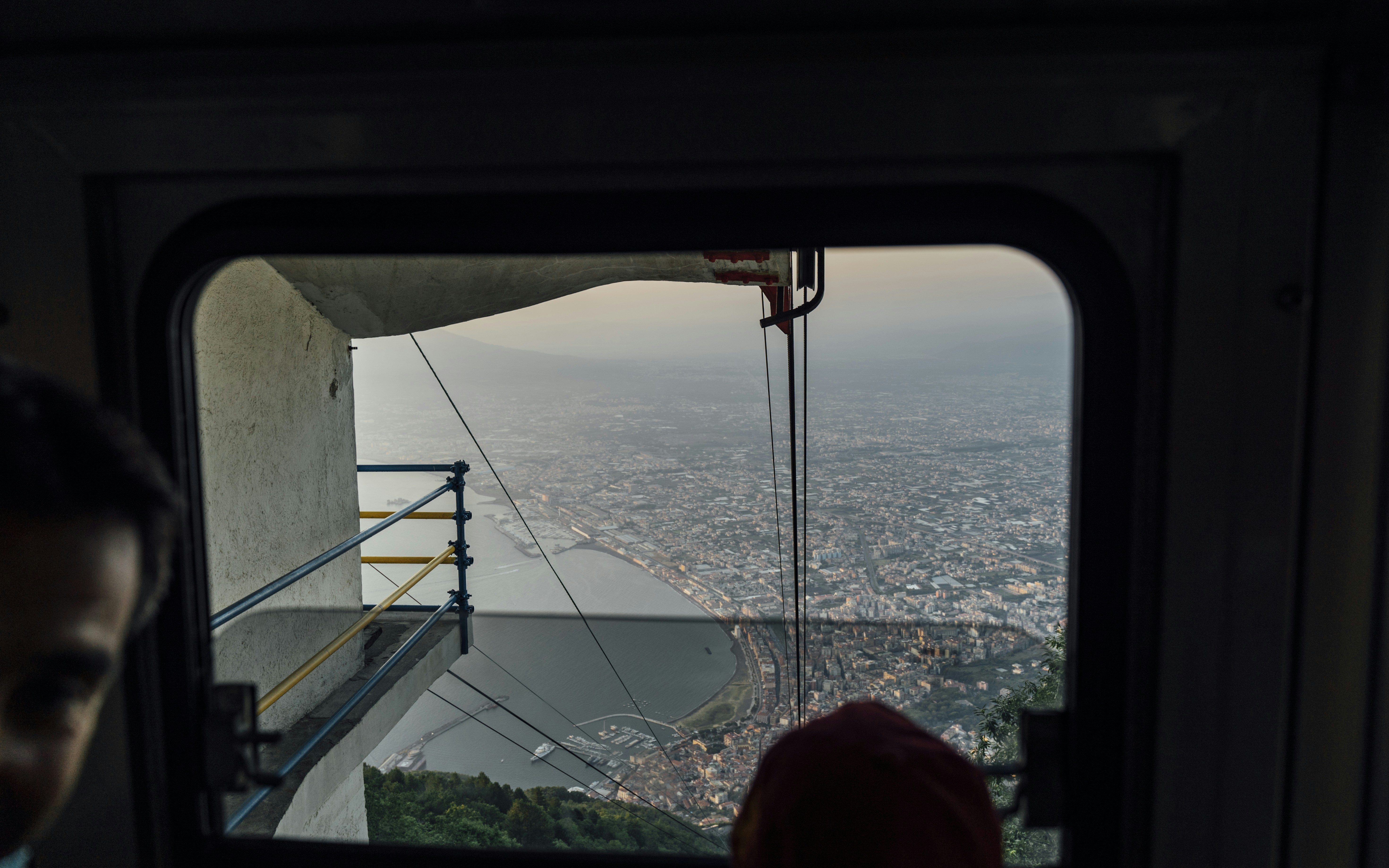 Aerial Ascent Over Urban Sprawl