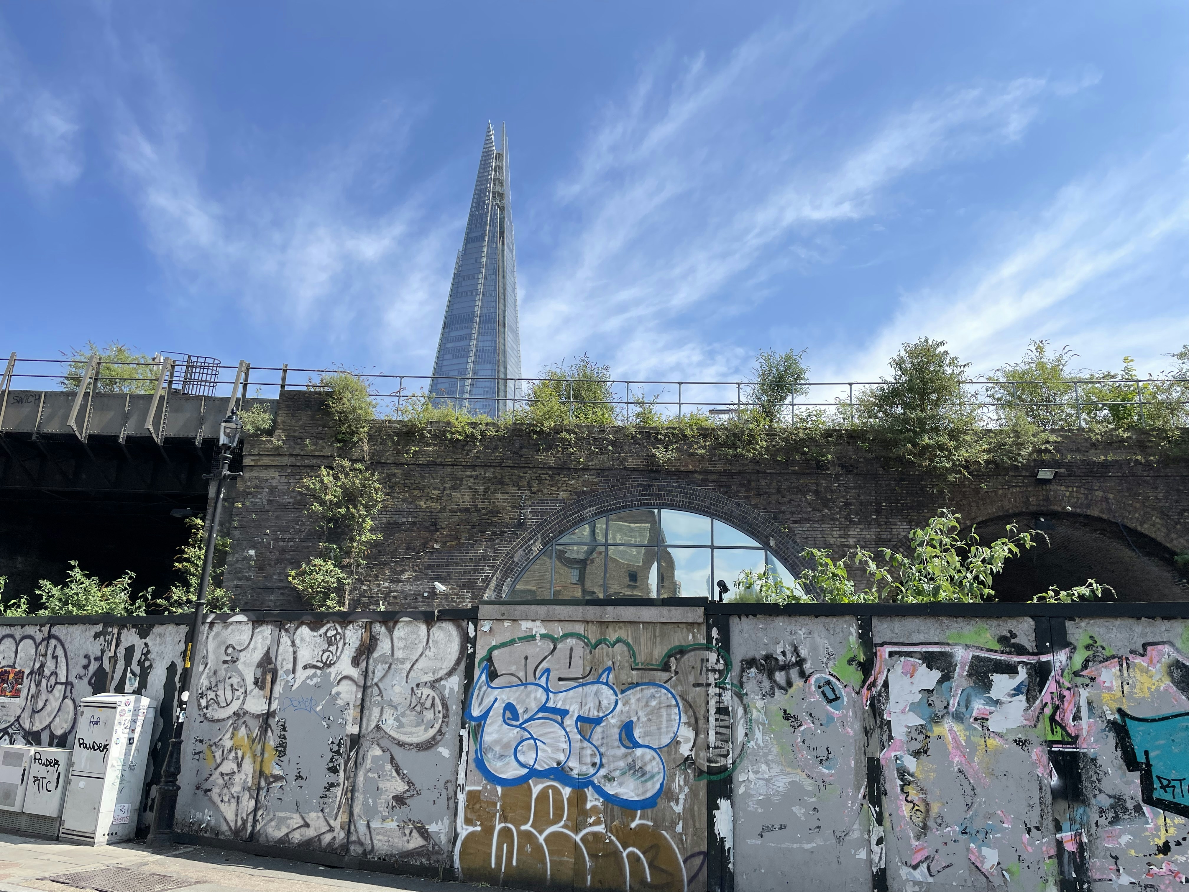 Graffiti Terrace with Skyscraper Sentinel