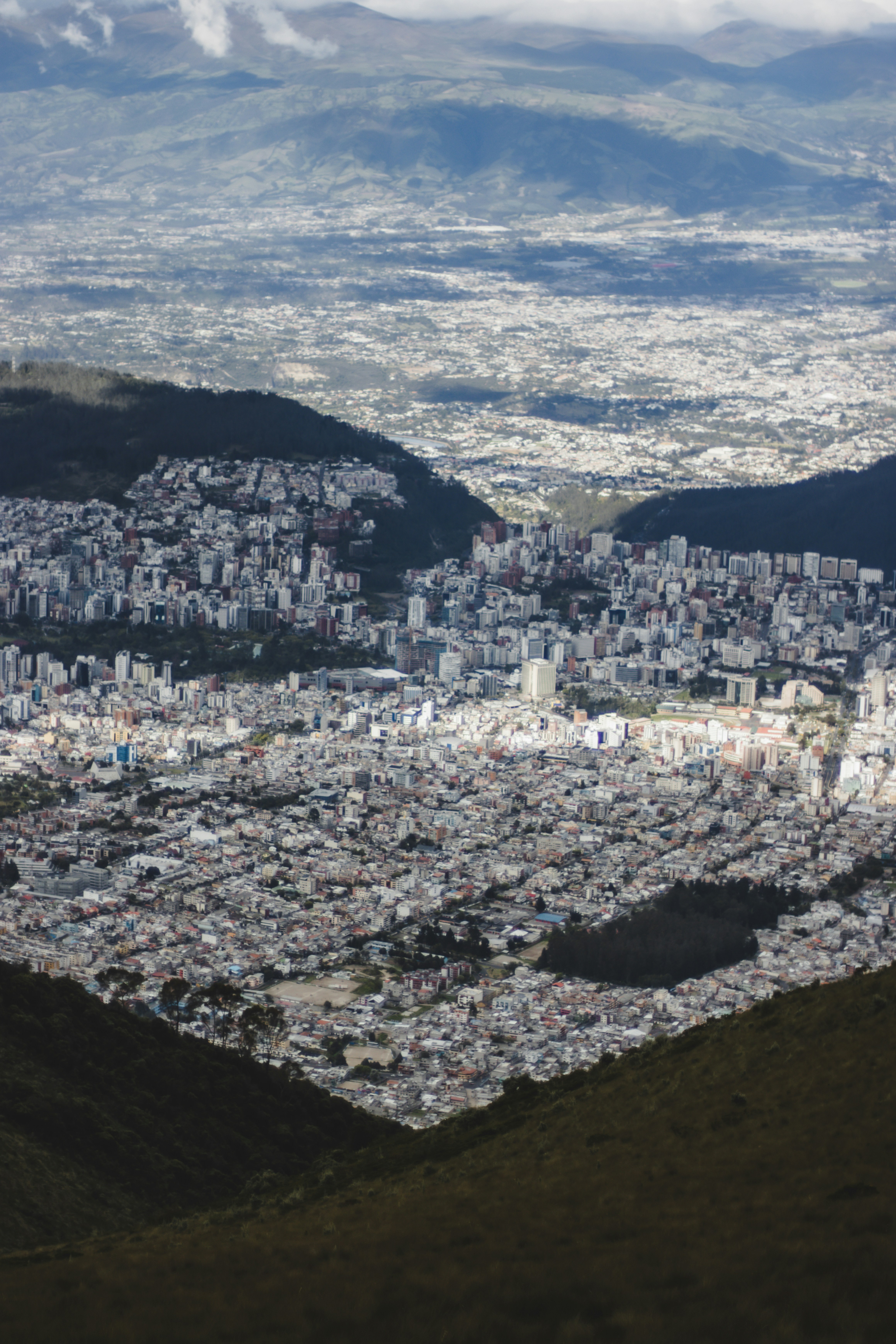 Valley Grid Beneath Foothills: A City Woven Into the Landscape