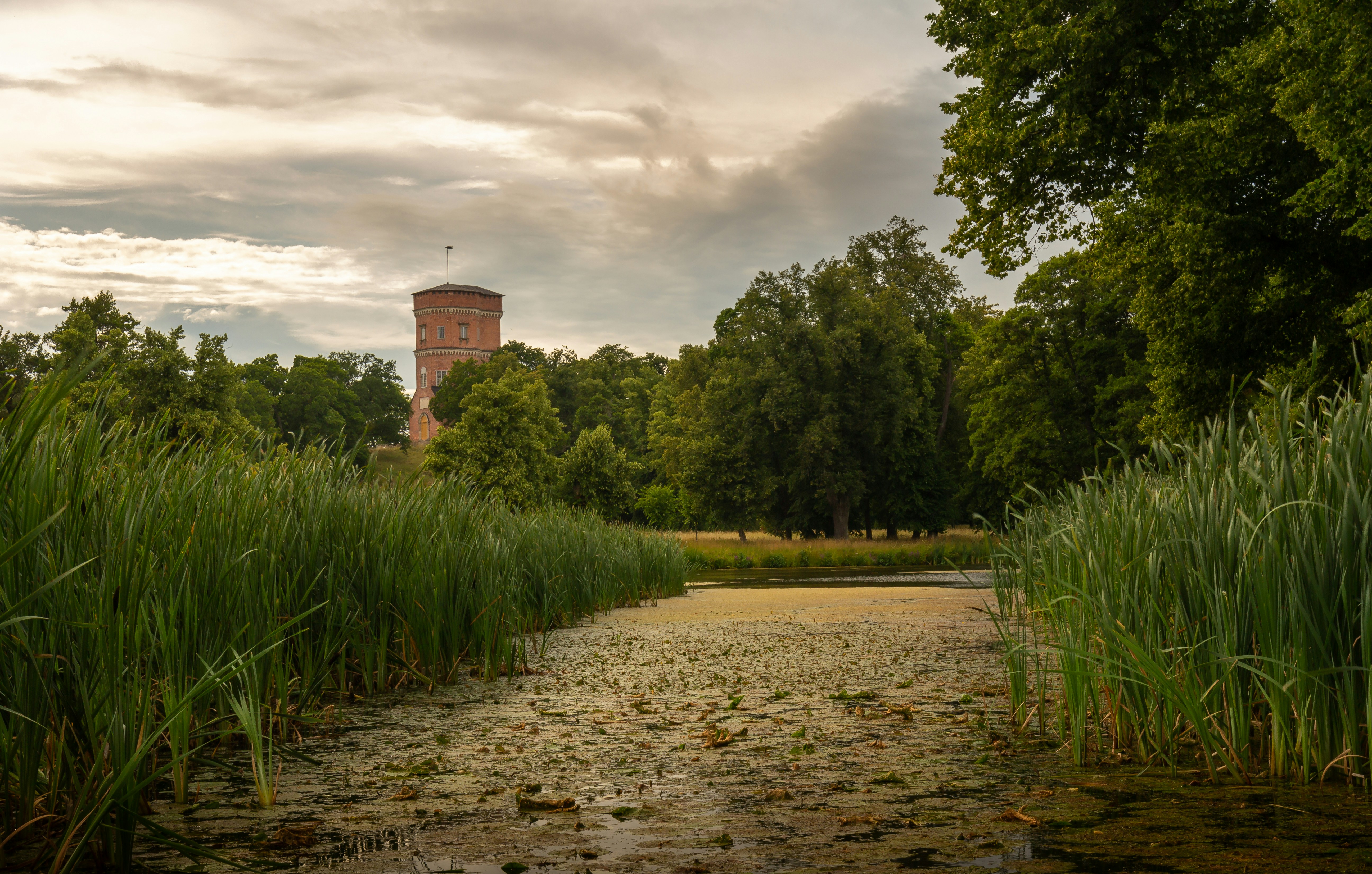 The Pond at the Royal Palace in Sweden.  