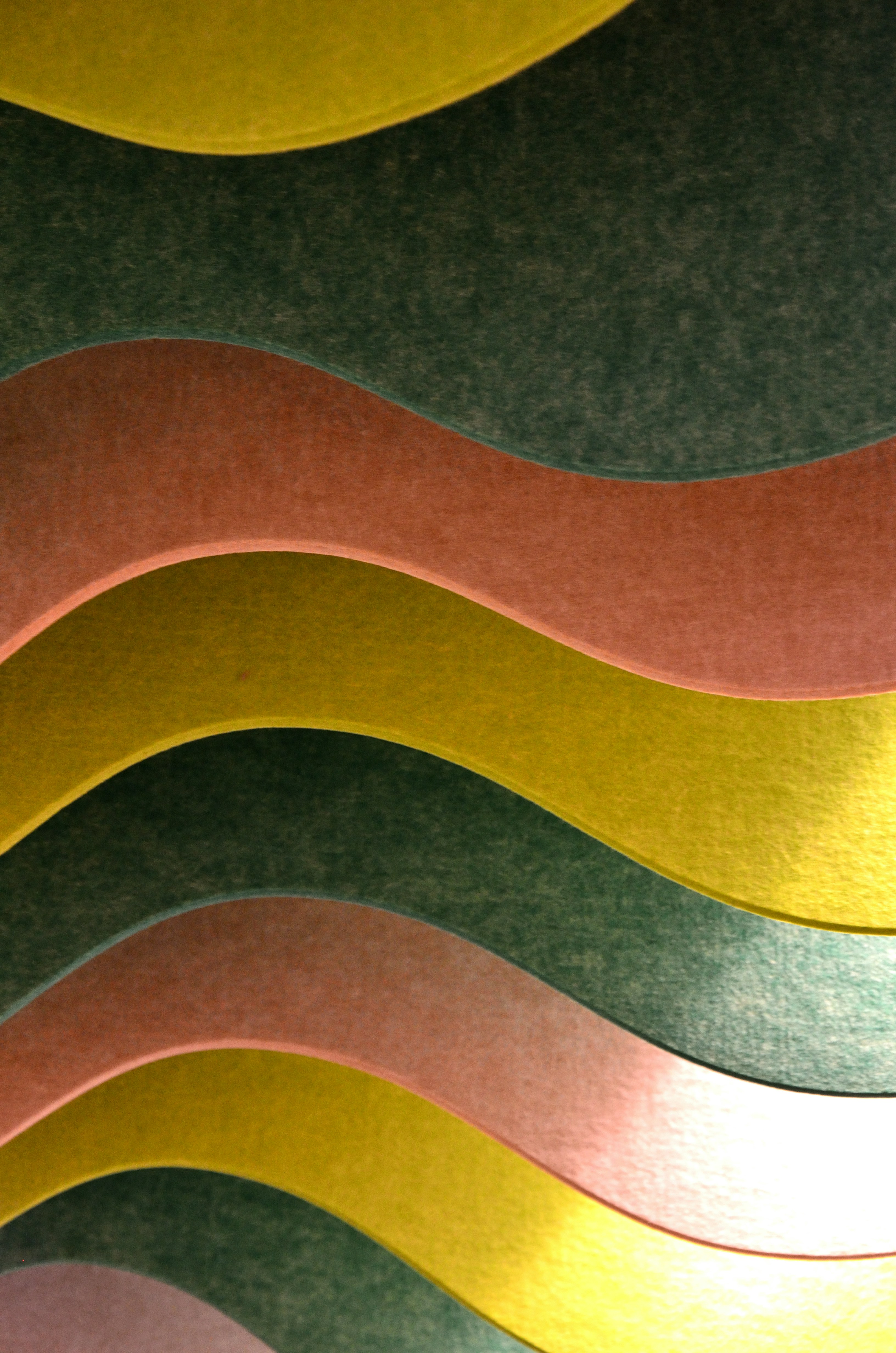 a close up of a colorful circle