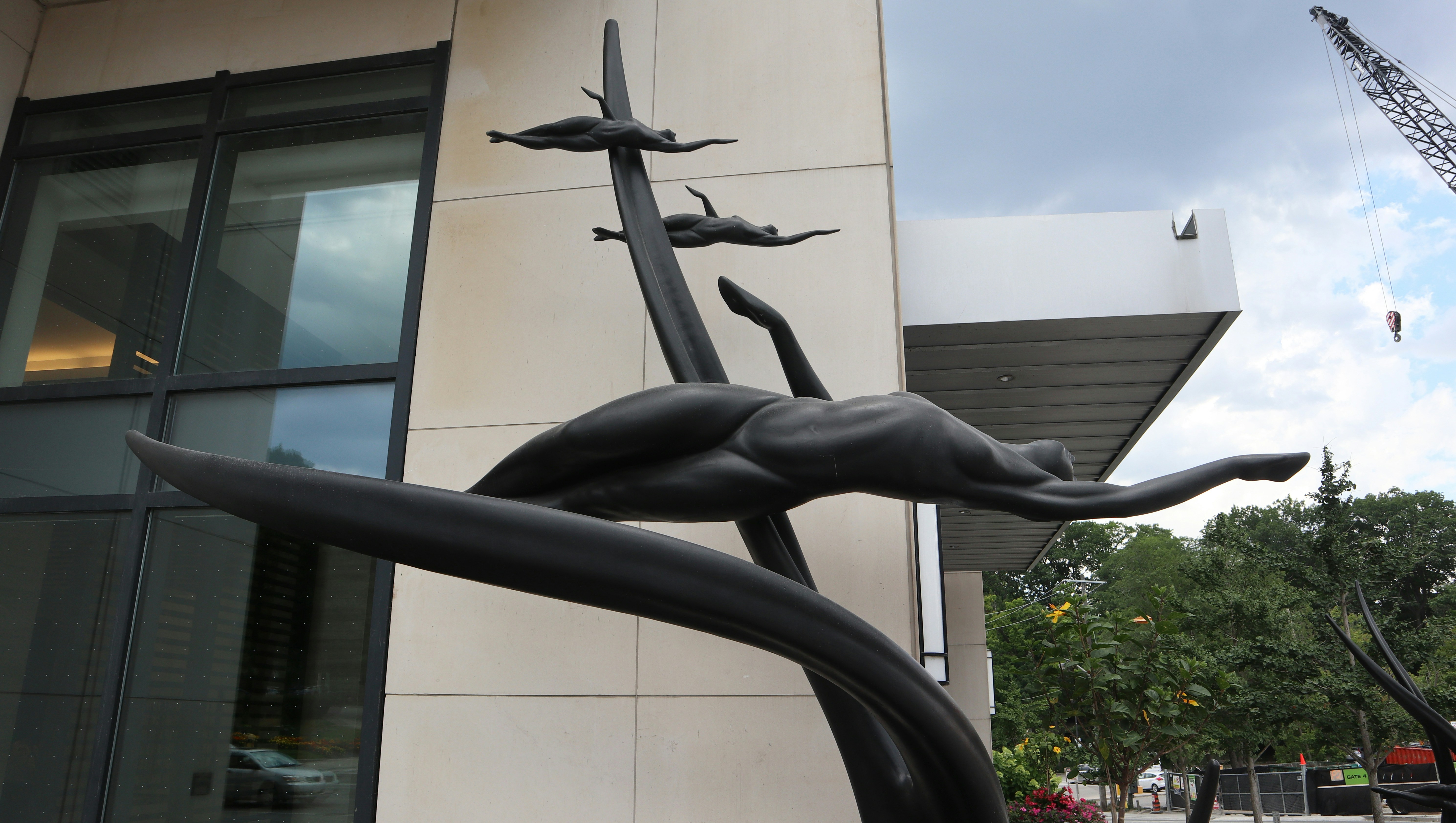 Fluid Motion Against the Urban Sky