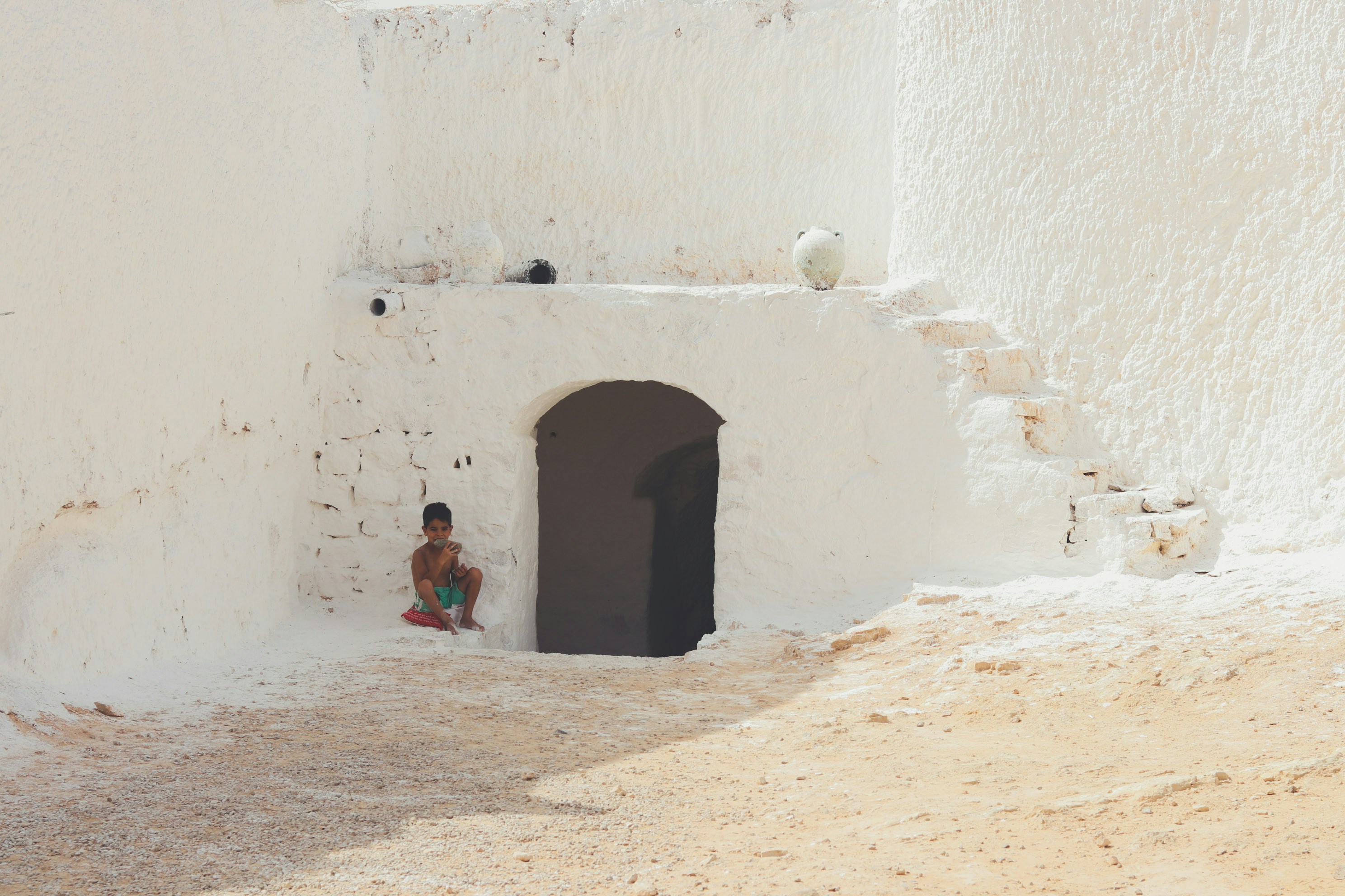 Berber boy in Tunisia