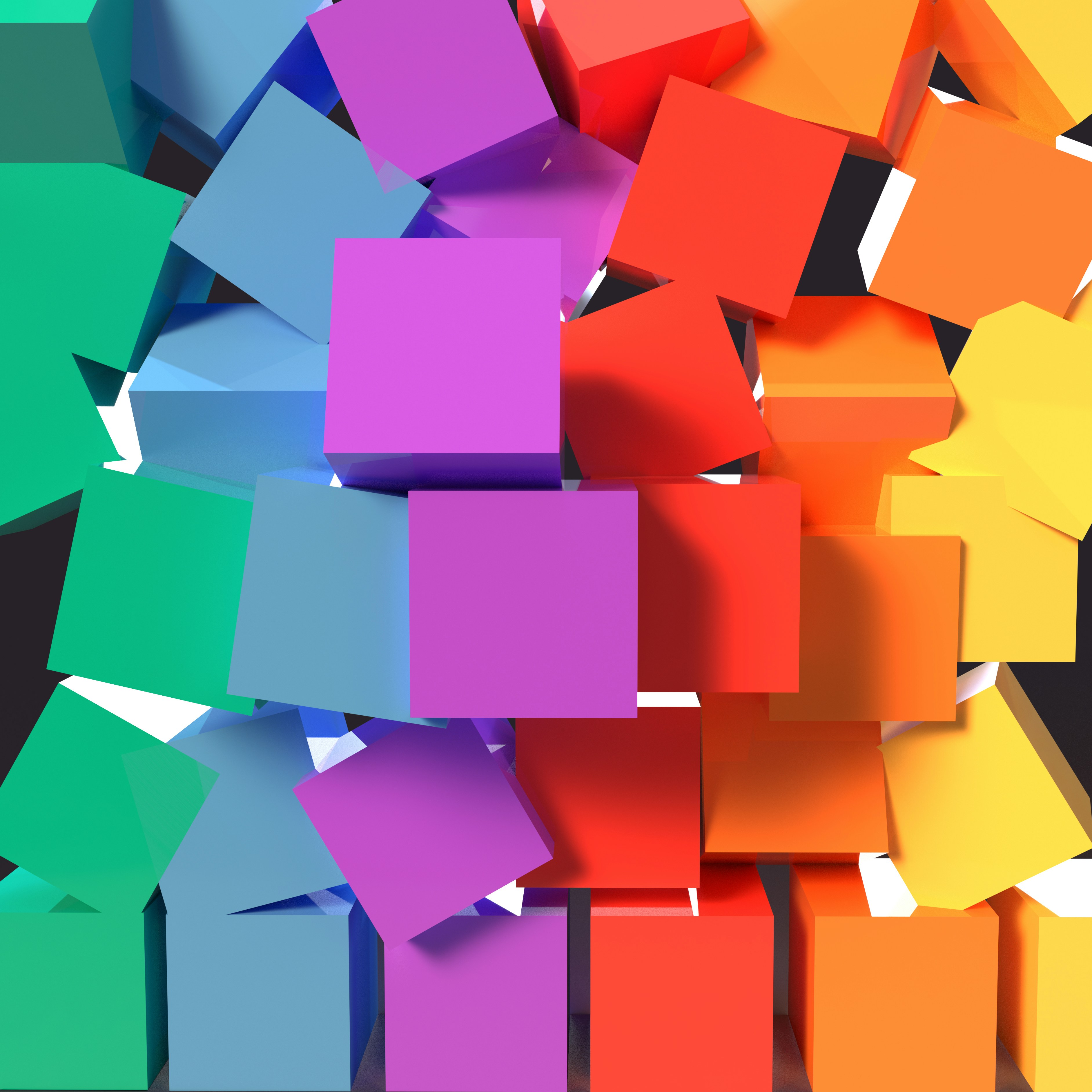 A group of colorful cubes photo – Free Image on Unsplash