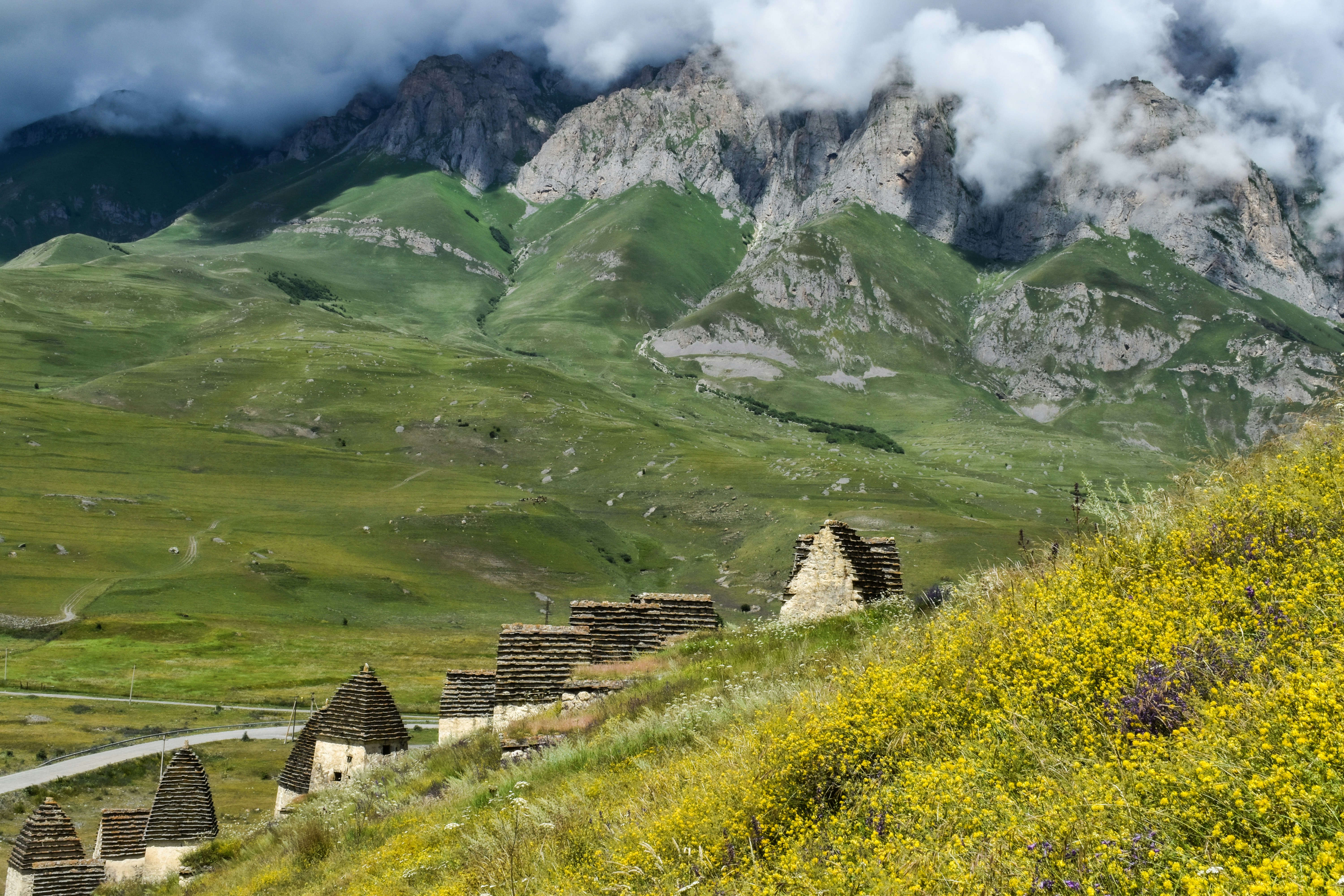 Echoes of the Past: Ancient Structures Amidst Nature's Majesty