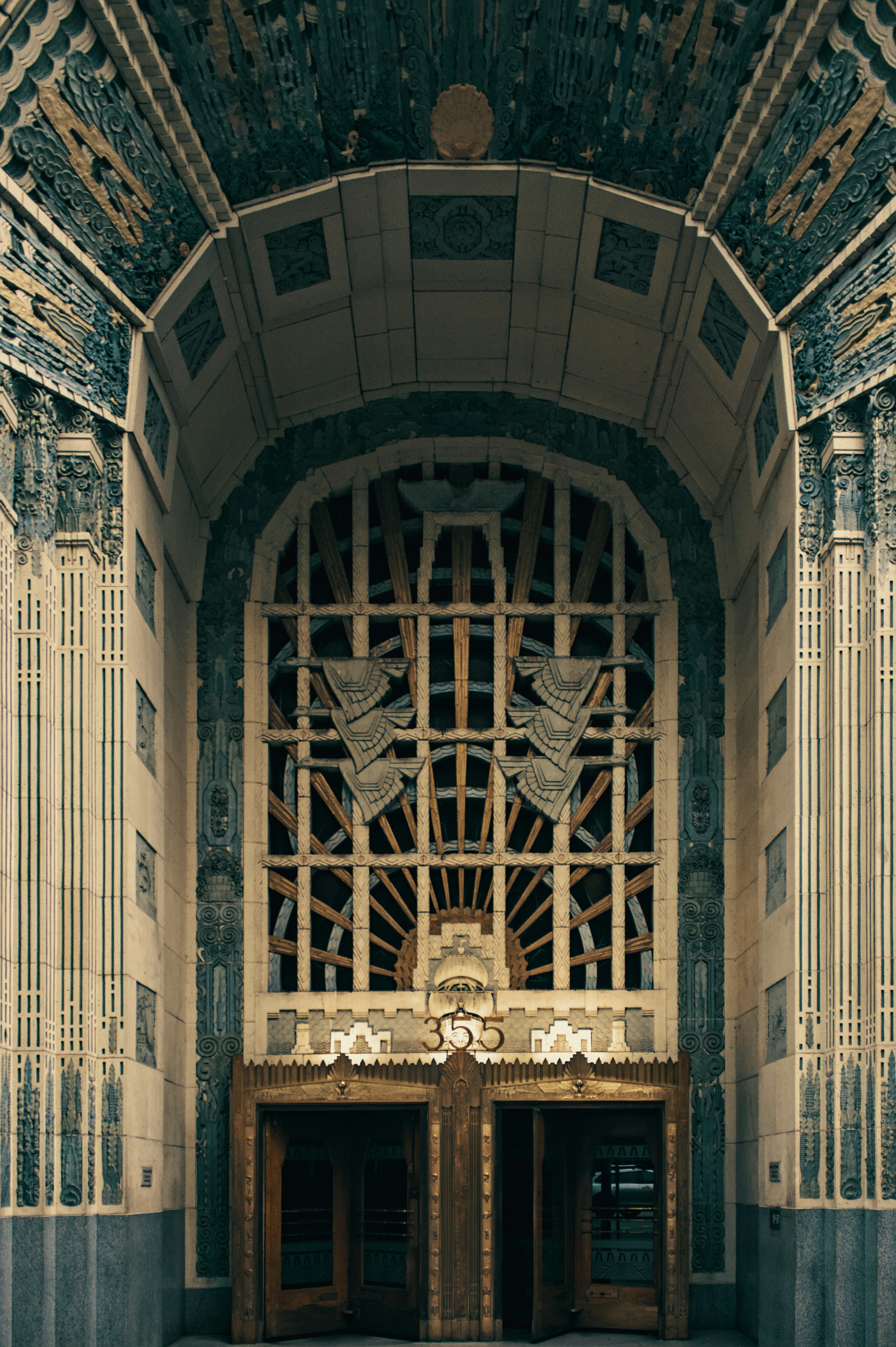 Architectural Elegance: The Art Deco Entrance
