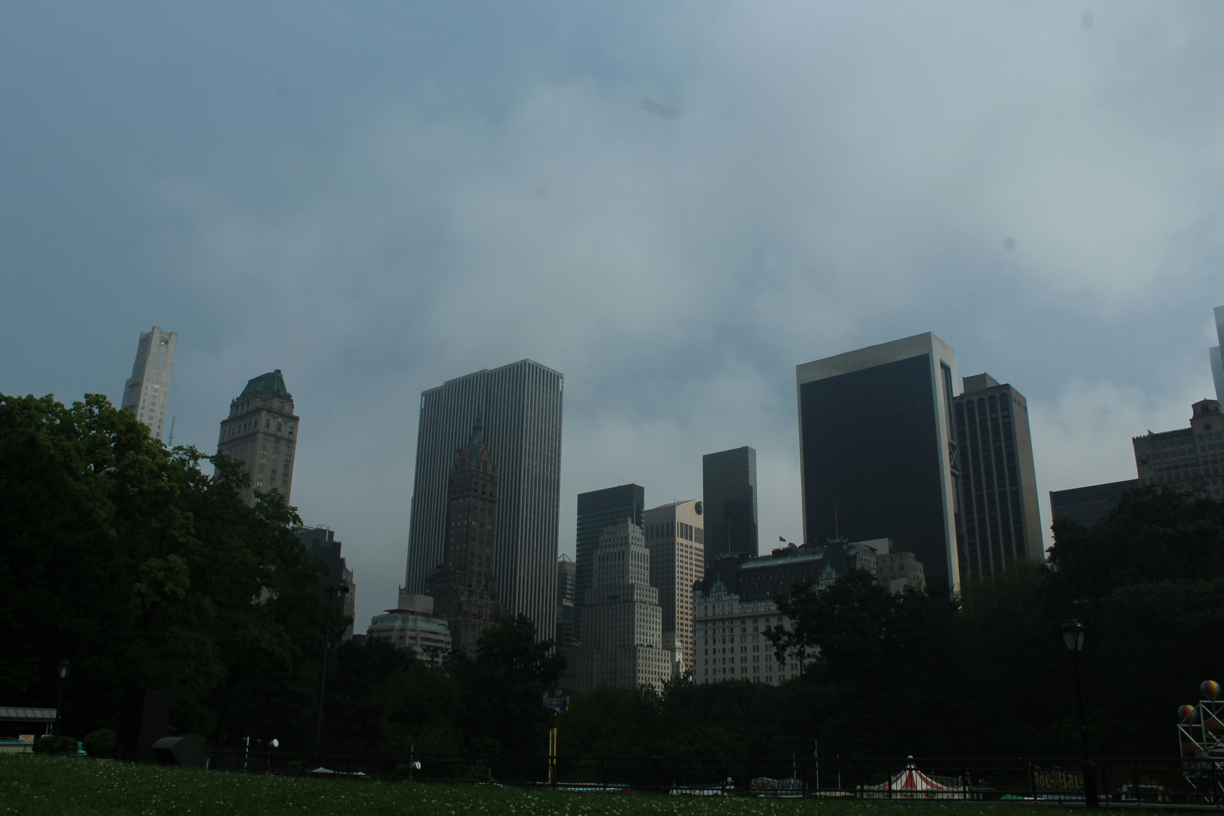 Clouded Canopy Over a Quiet Skyline