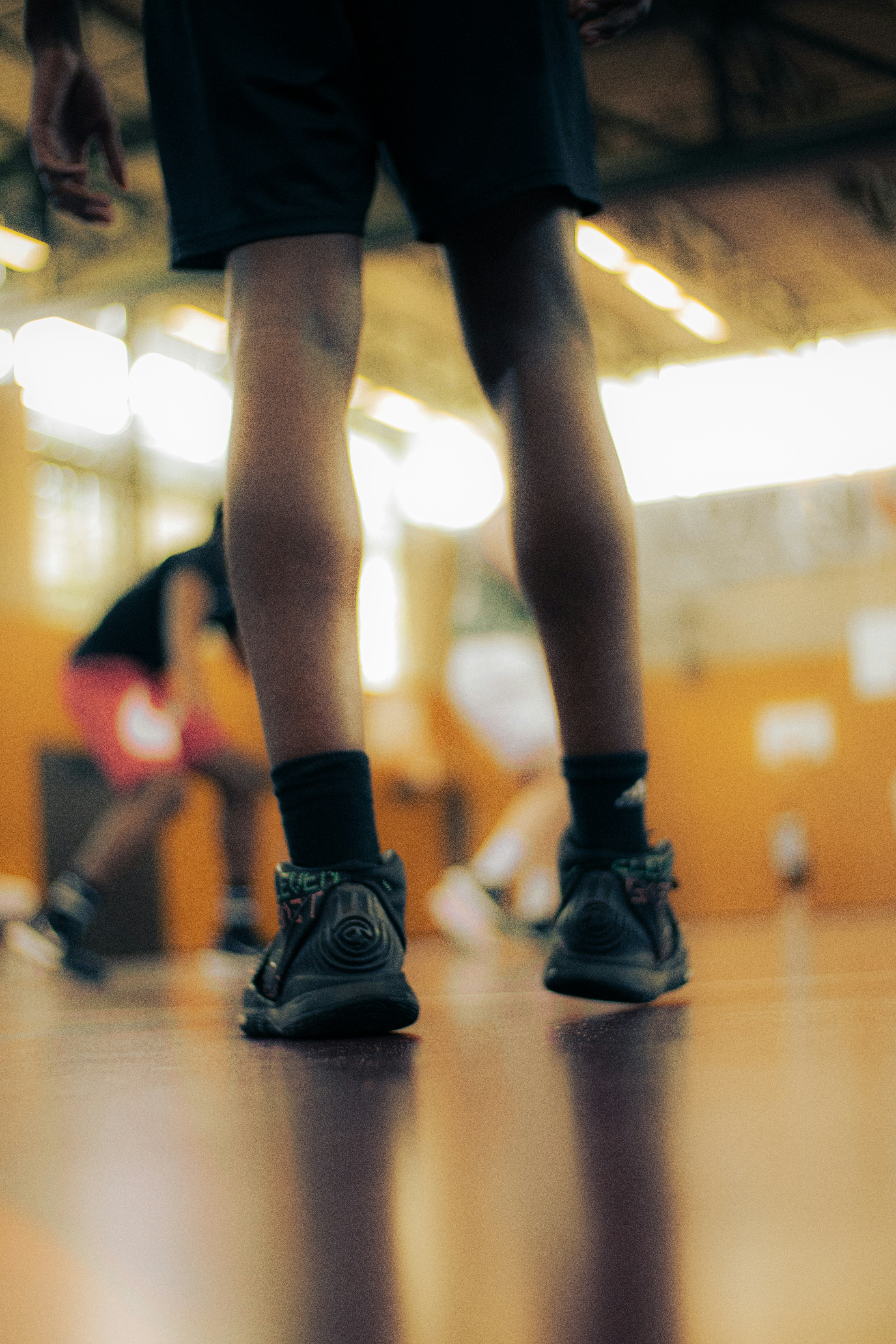 a person's legs and feet