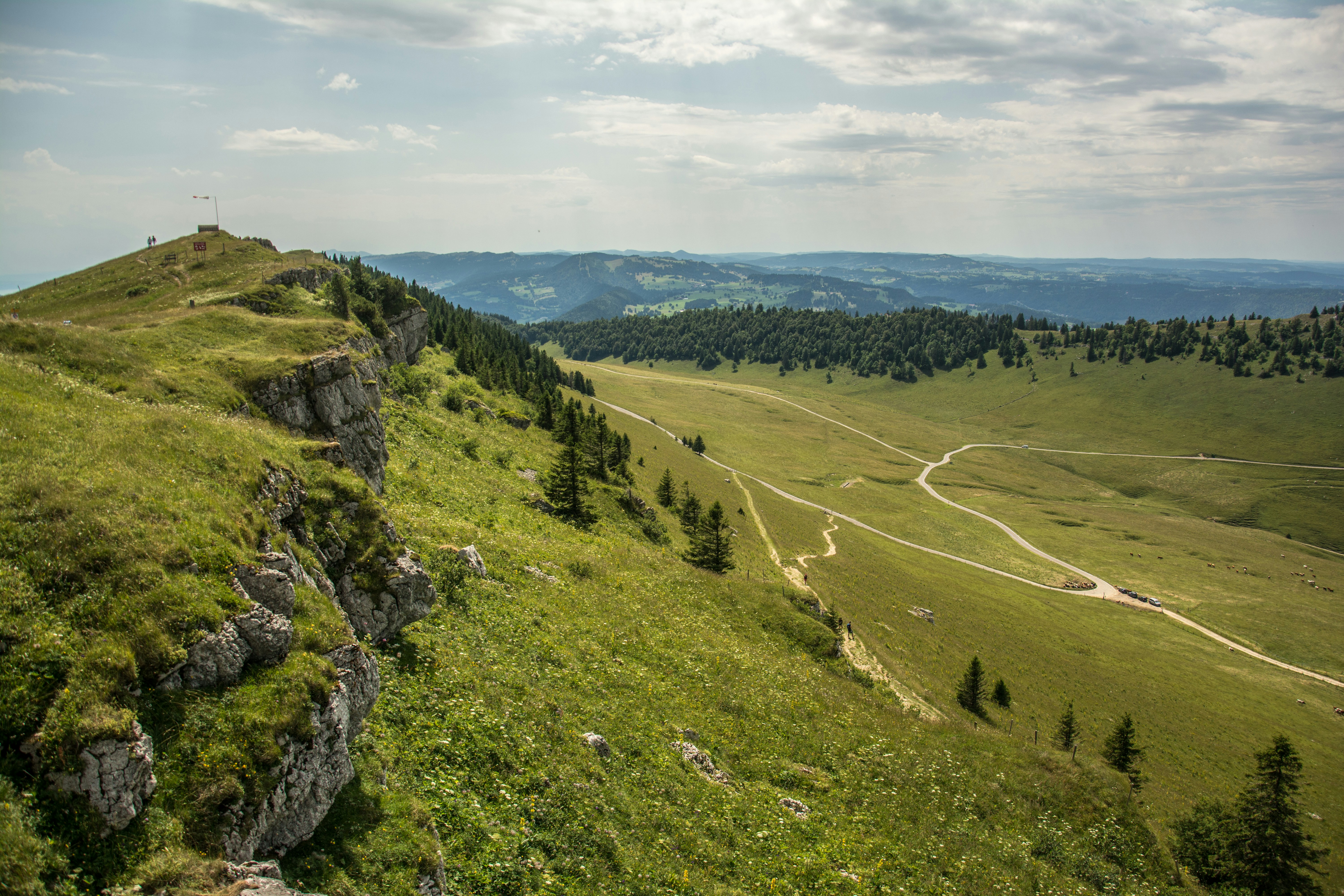 Foto Un paisaje con una carretera y árboles – Imagen Asiente gratis en ...