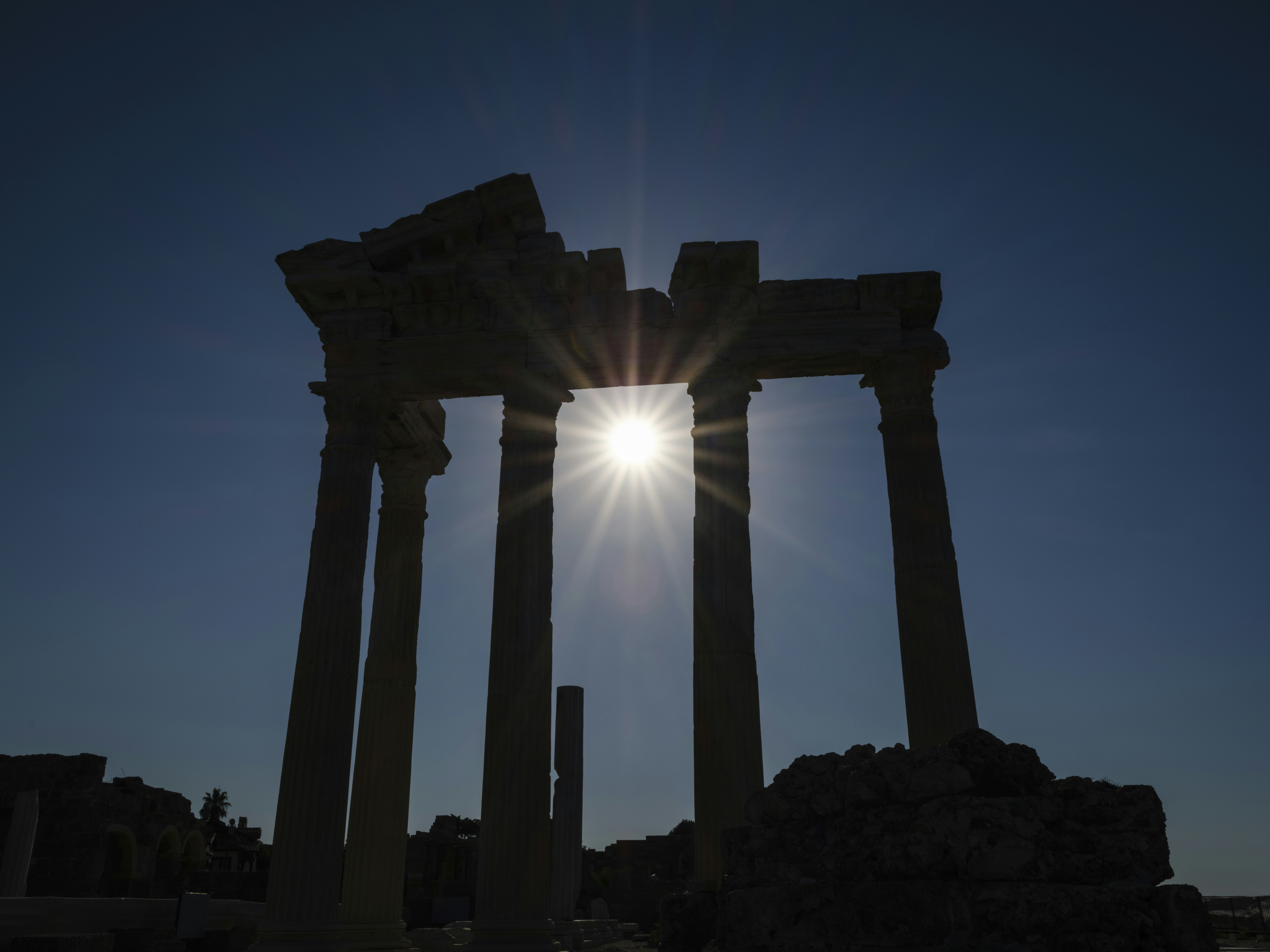 A large stone structure with columns photo – Free Antalya Image on Unsplash