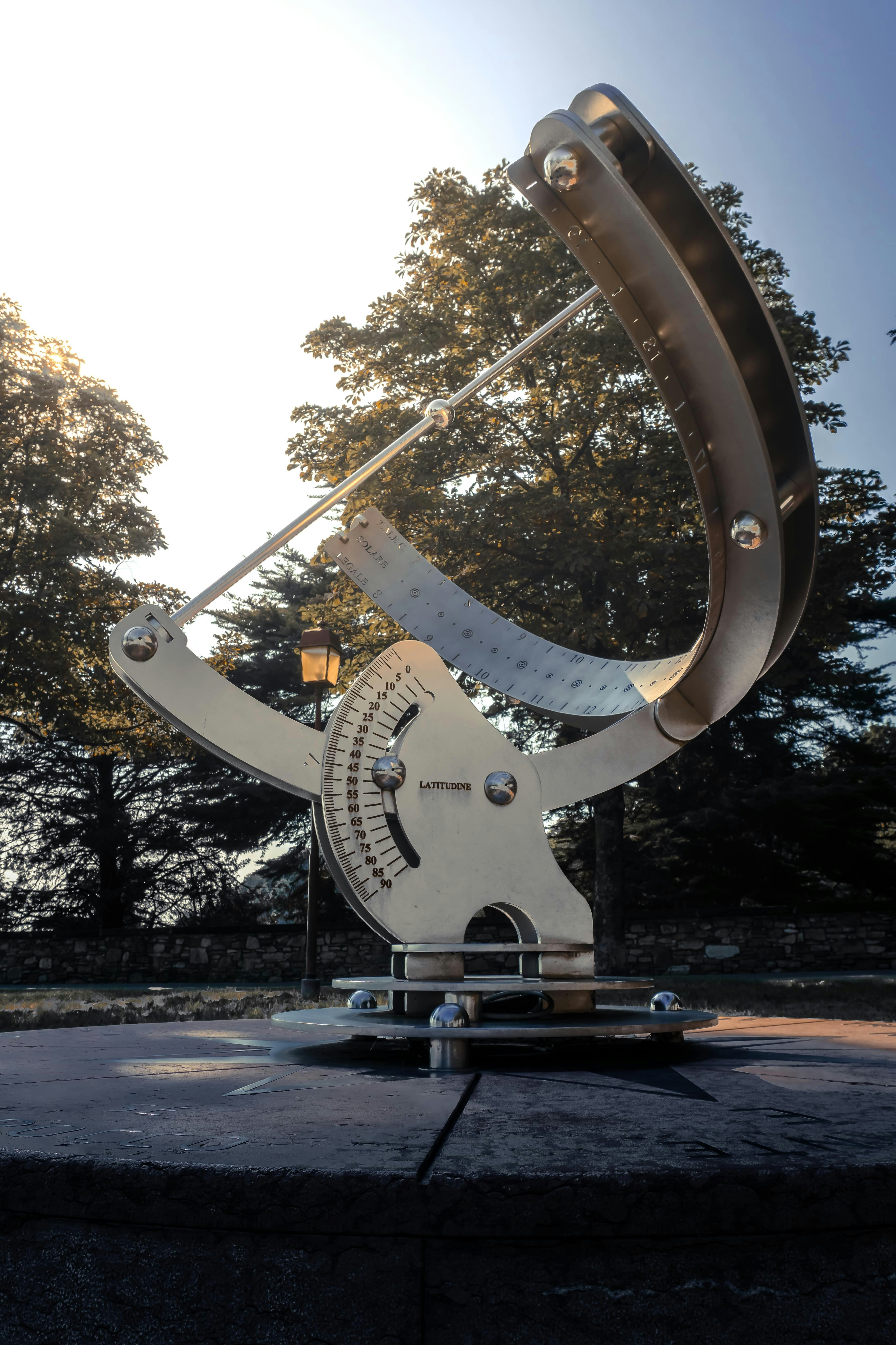 Precision in Metal: A Close‑Up of a Sundial Calibrated for Observation