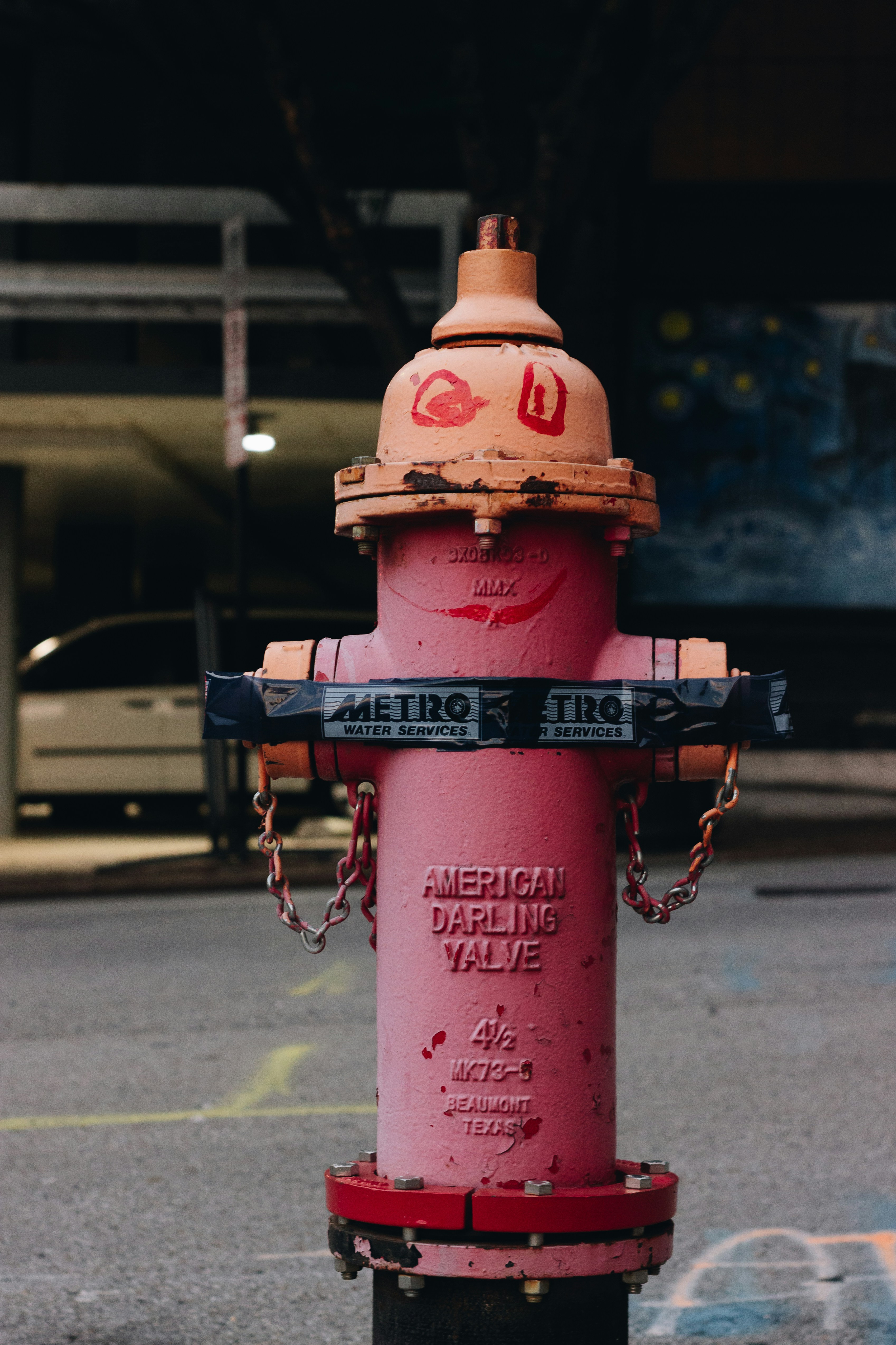 a red fire hydrant