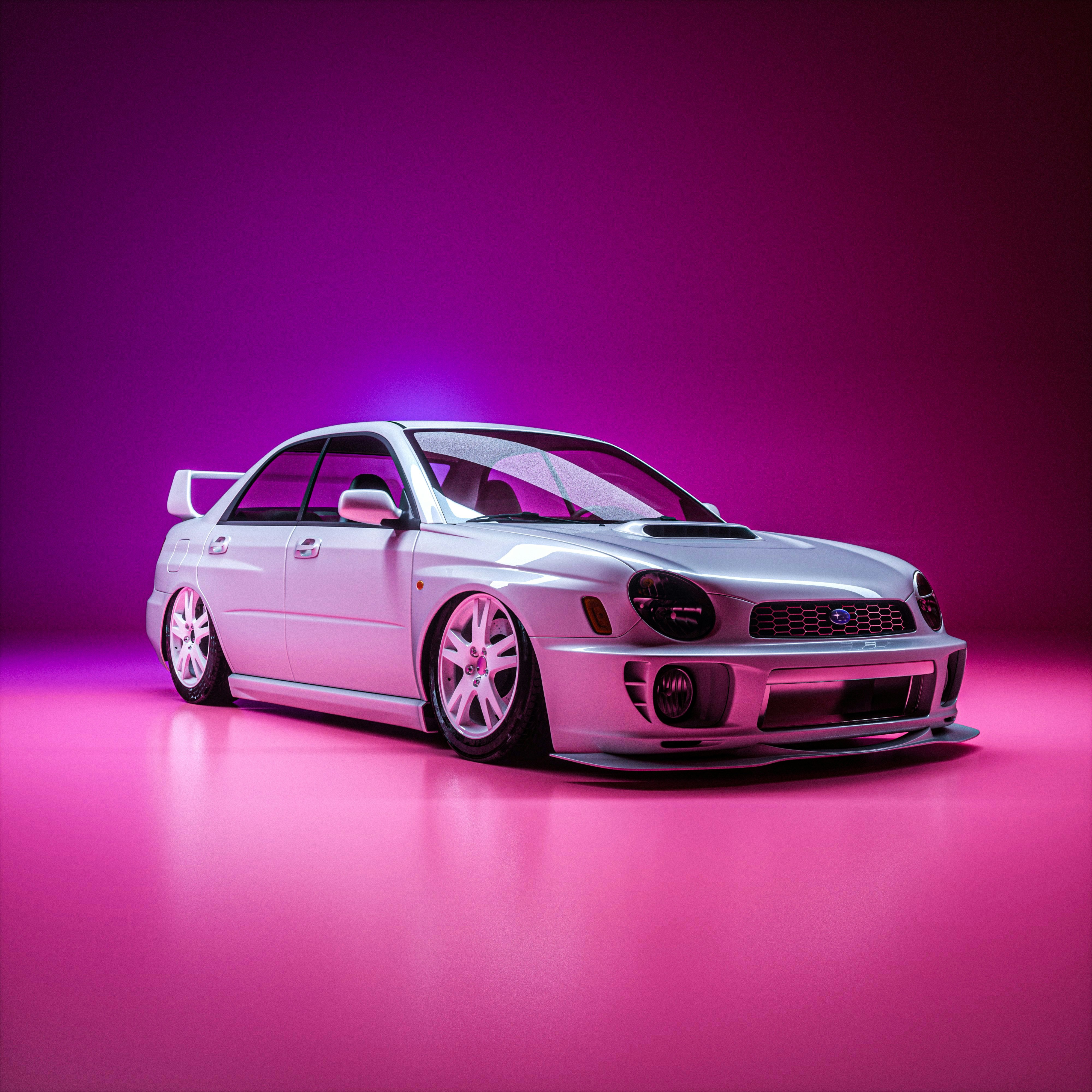 Subaru Logo Pink Wallpaper