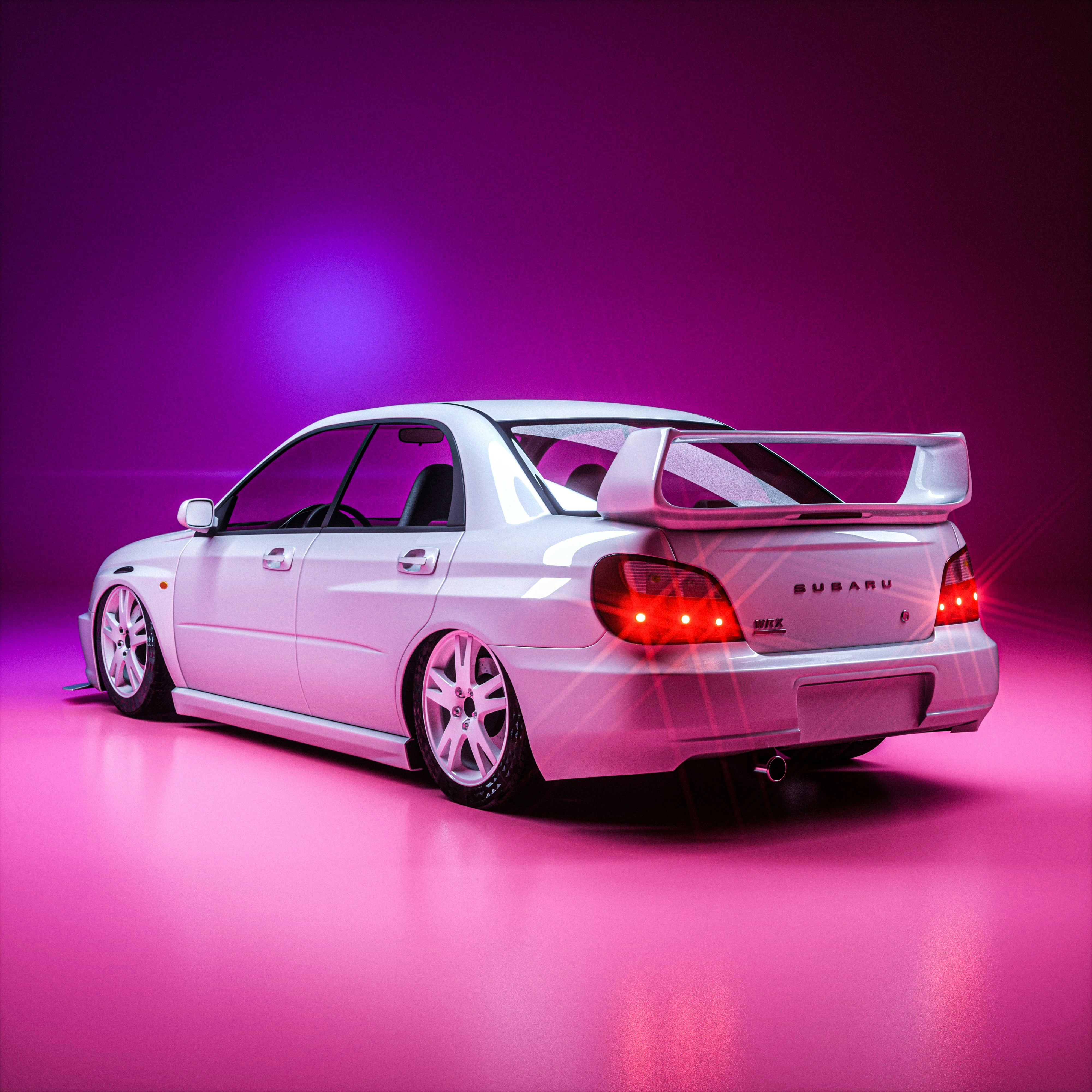 Subaru Logo Pink Wallpaper