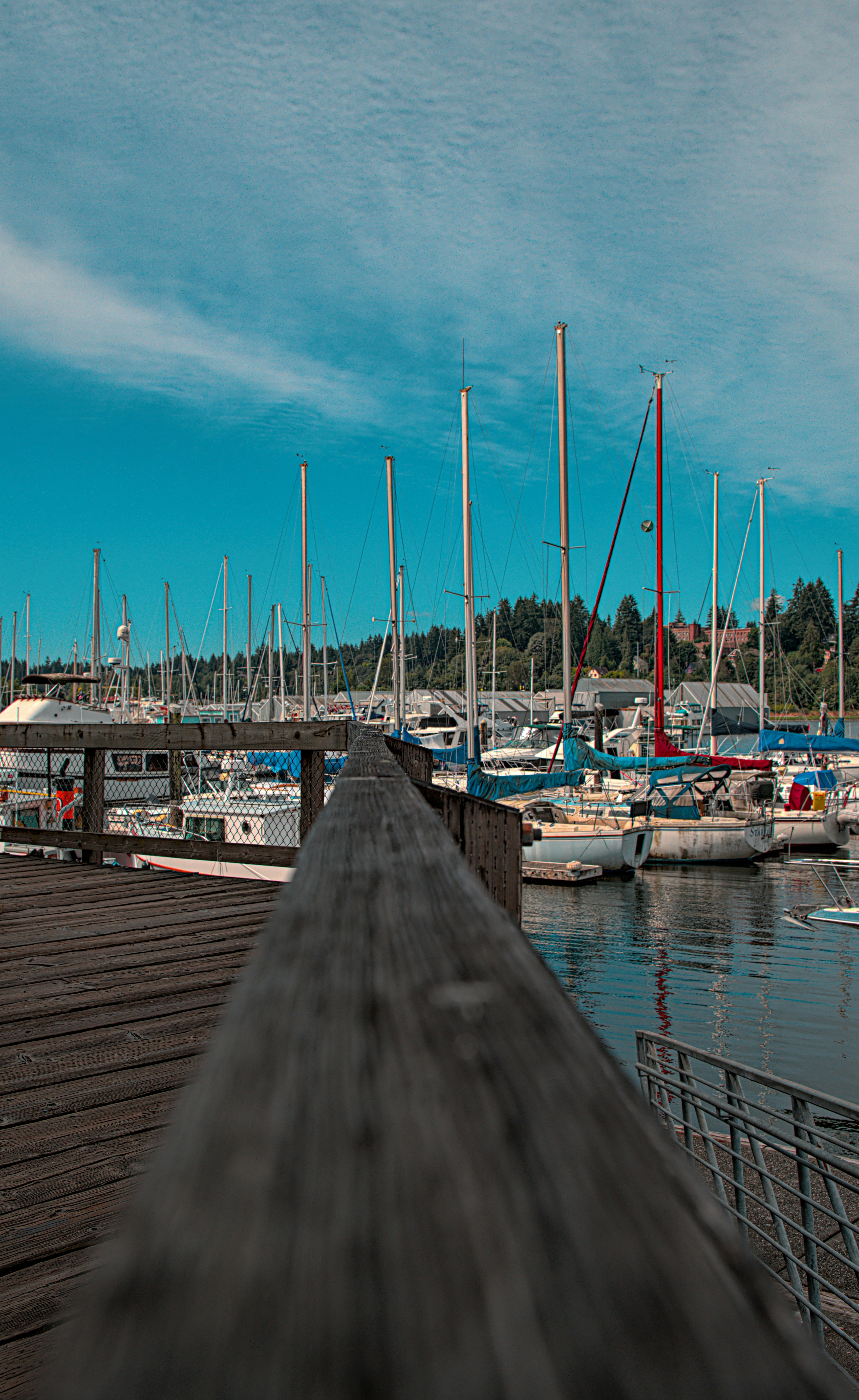 Foto Un muelle con muchos barcos en él – Imagen Muelle gratis en Unsplash