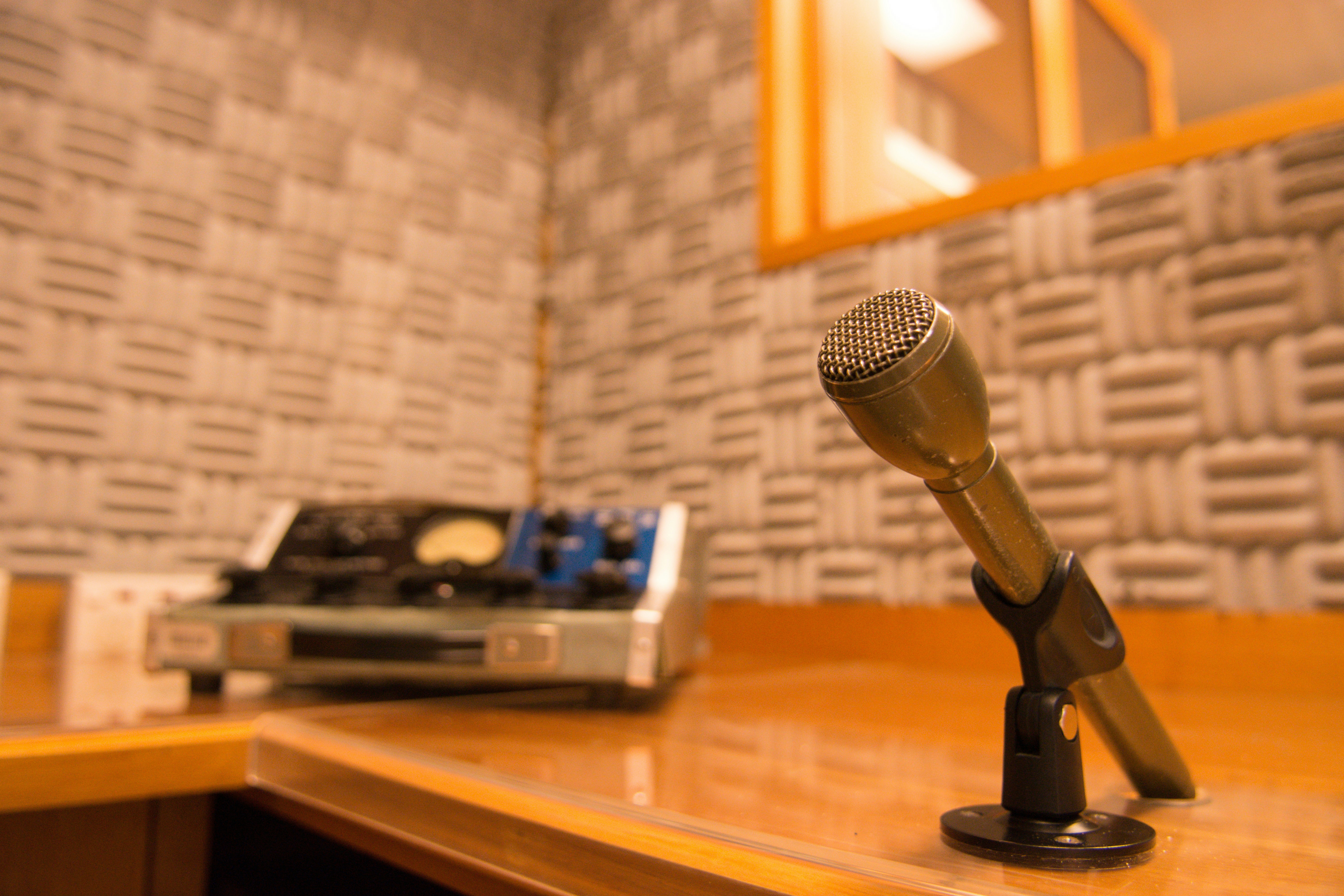 A microphone on a desk photo – Free Old parliament house Image on Unsplash