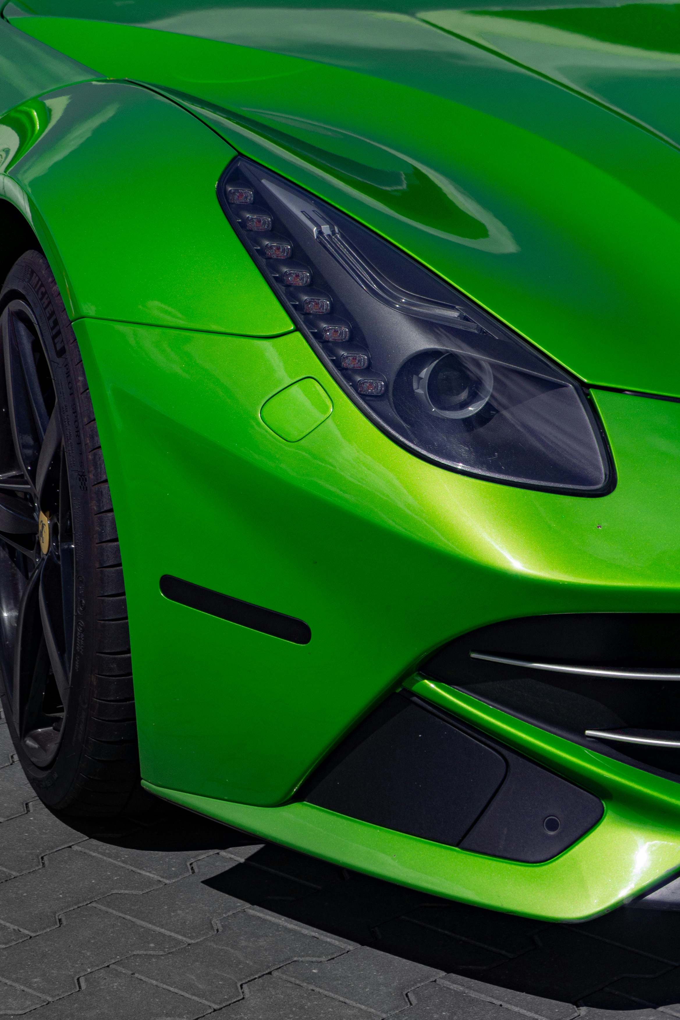 Green Ferrari Wallpaper