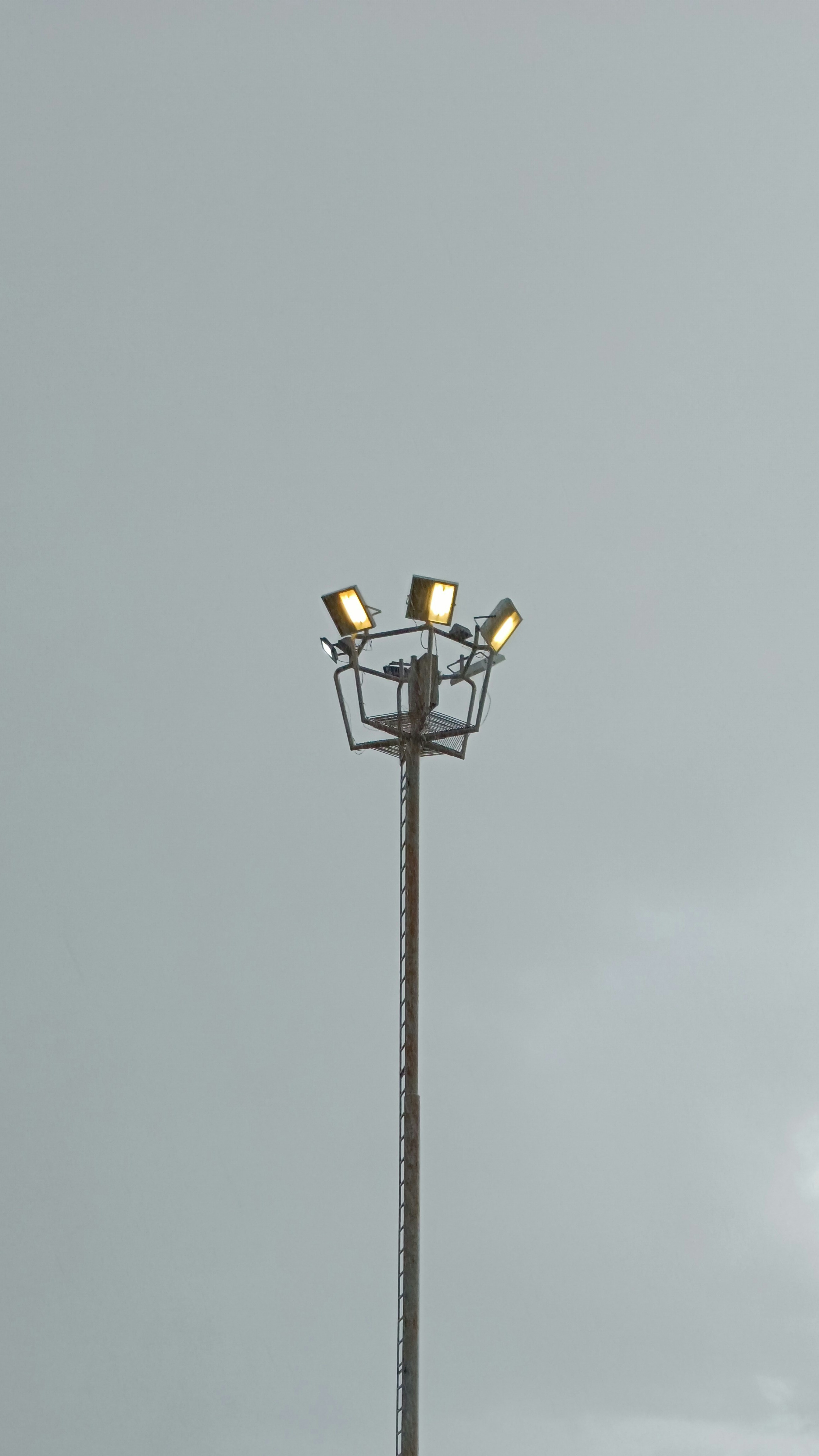 a light post with a light on top