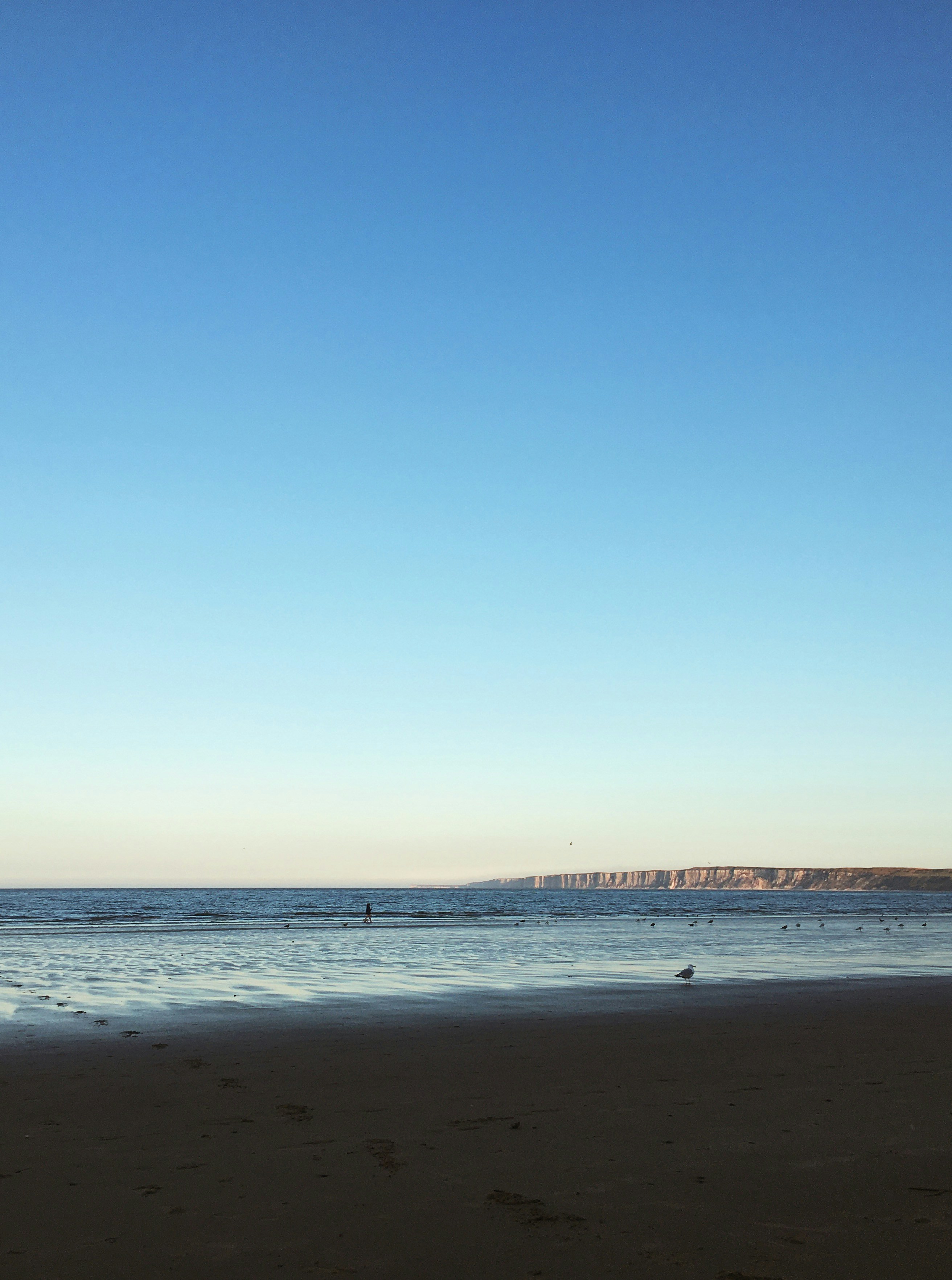 Quiet Atlantic Silhouette at Dusk