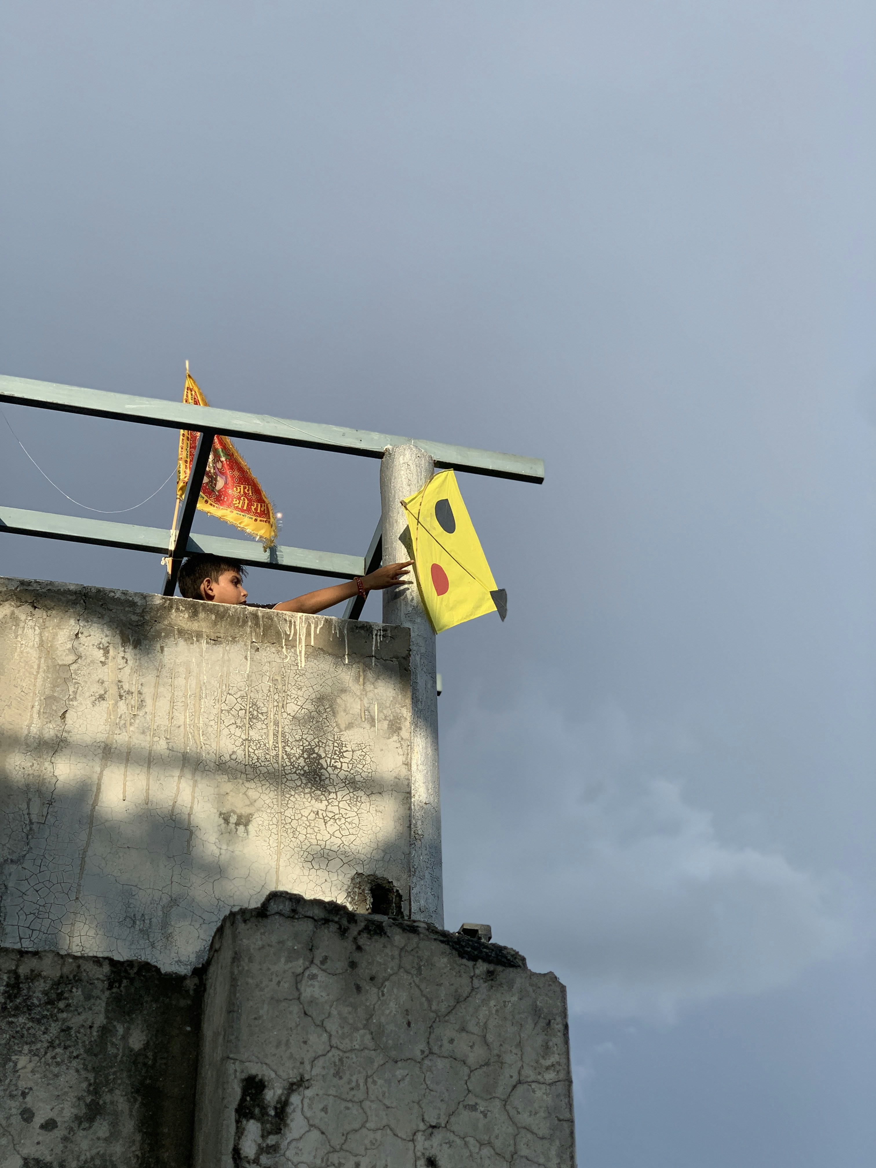 A person holding a flag photo – Free Banister Image on Unsplash