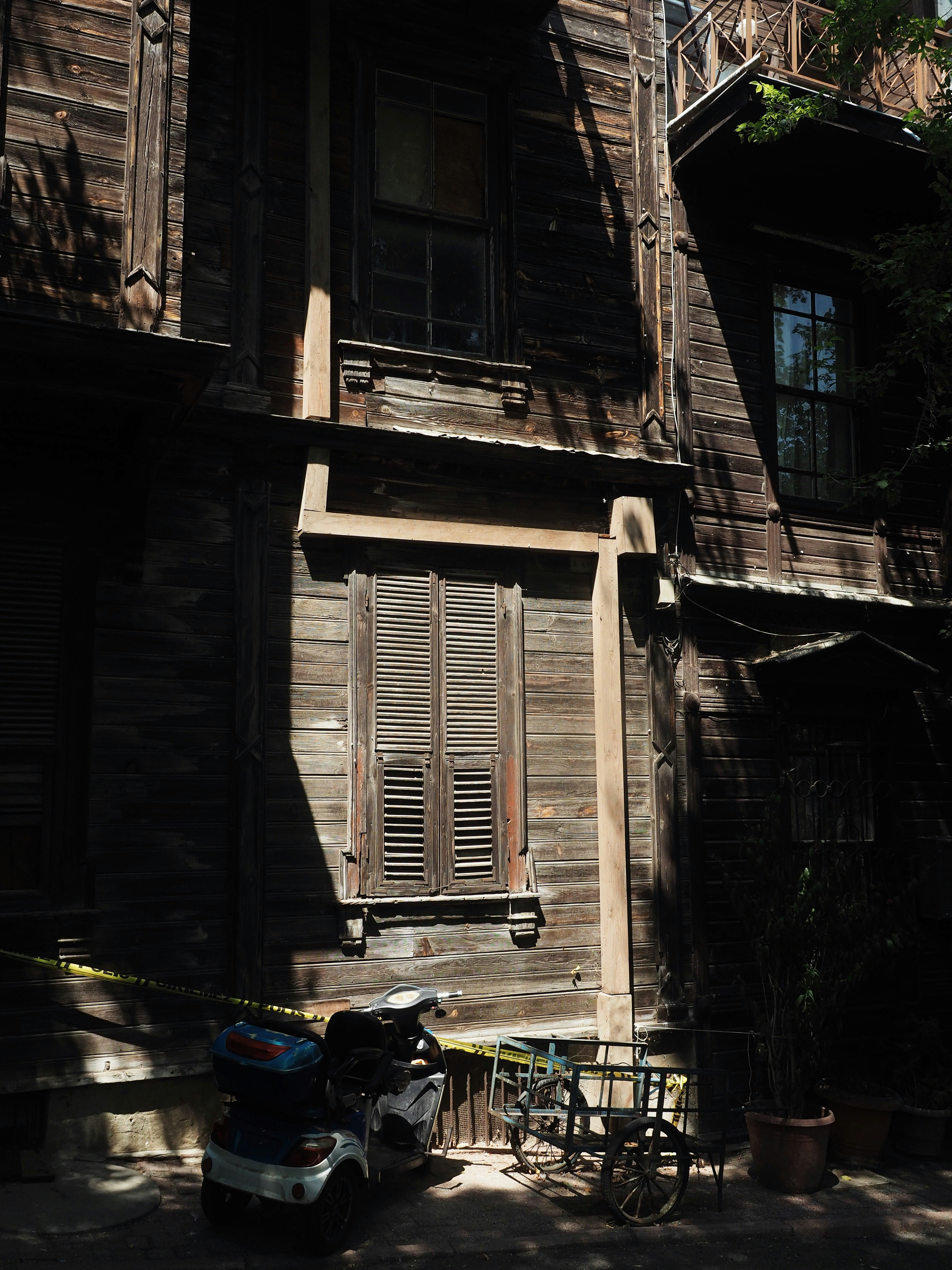 Whispers of Time: The Weathered Facade