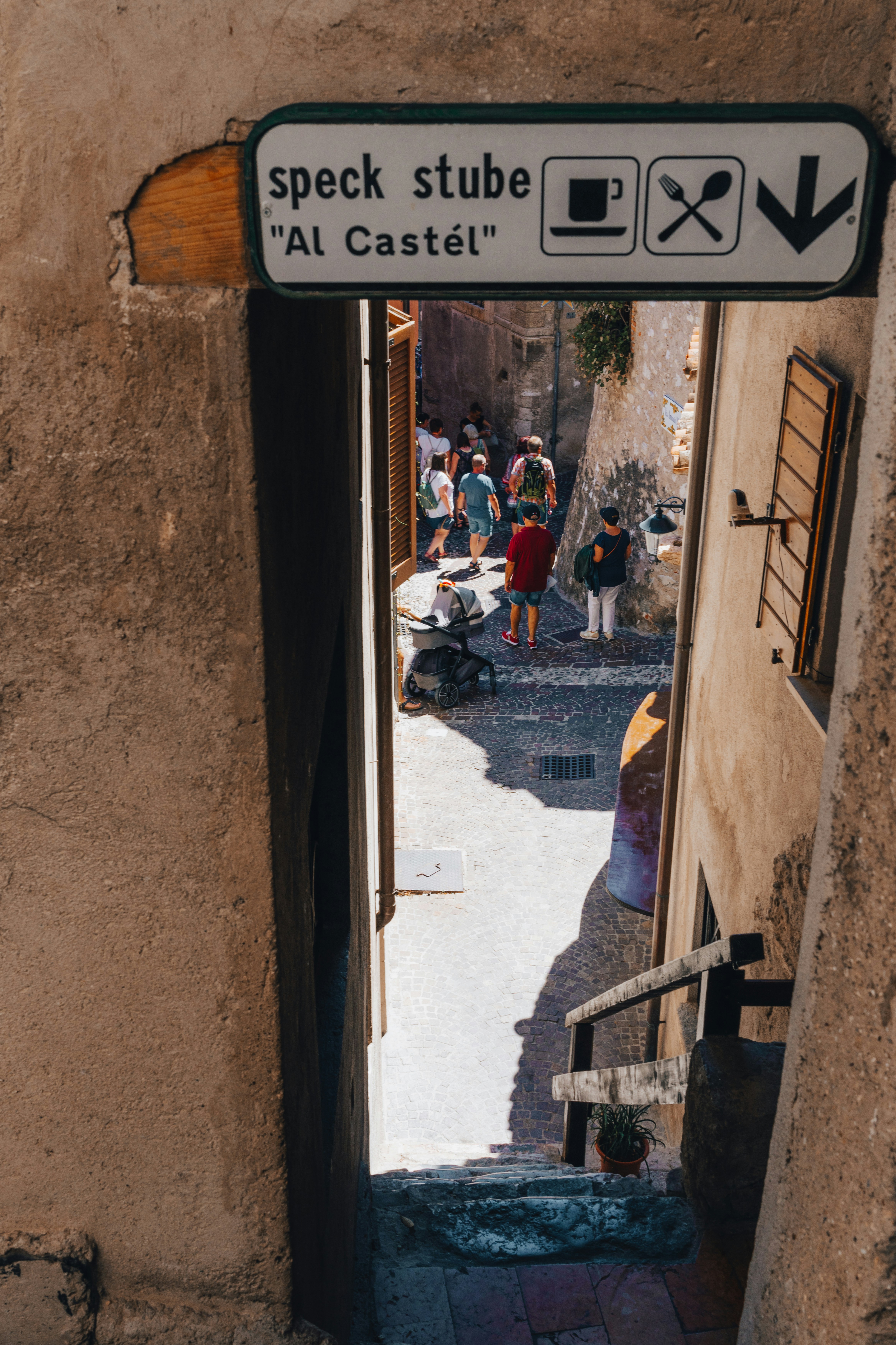 Alleyway Glimpse into Village Life