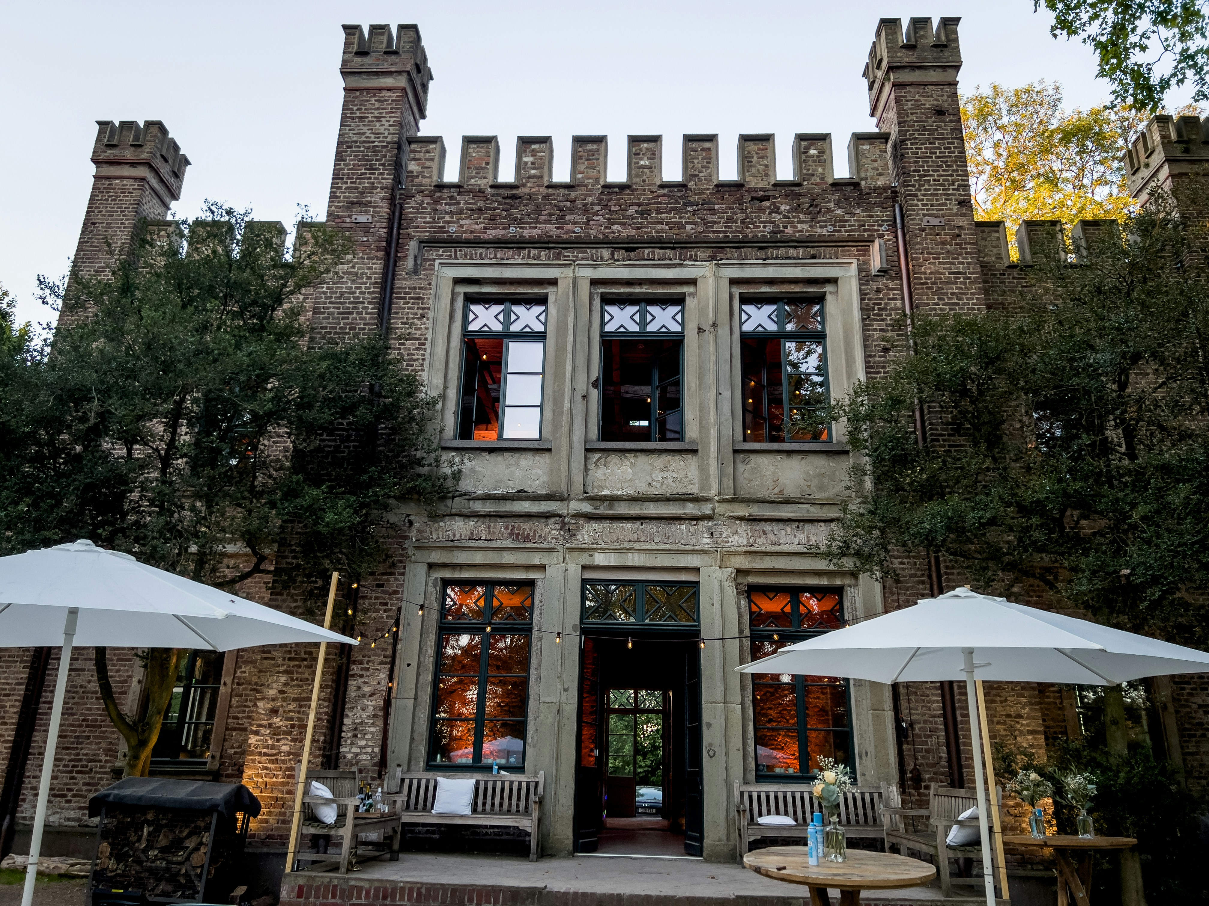 Modern Gathering at a Castle Retreat