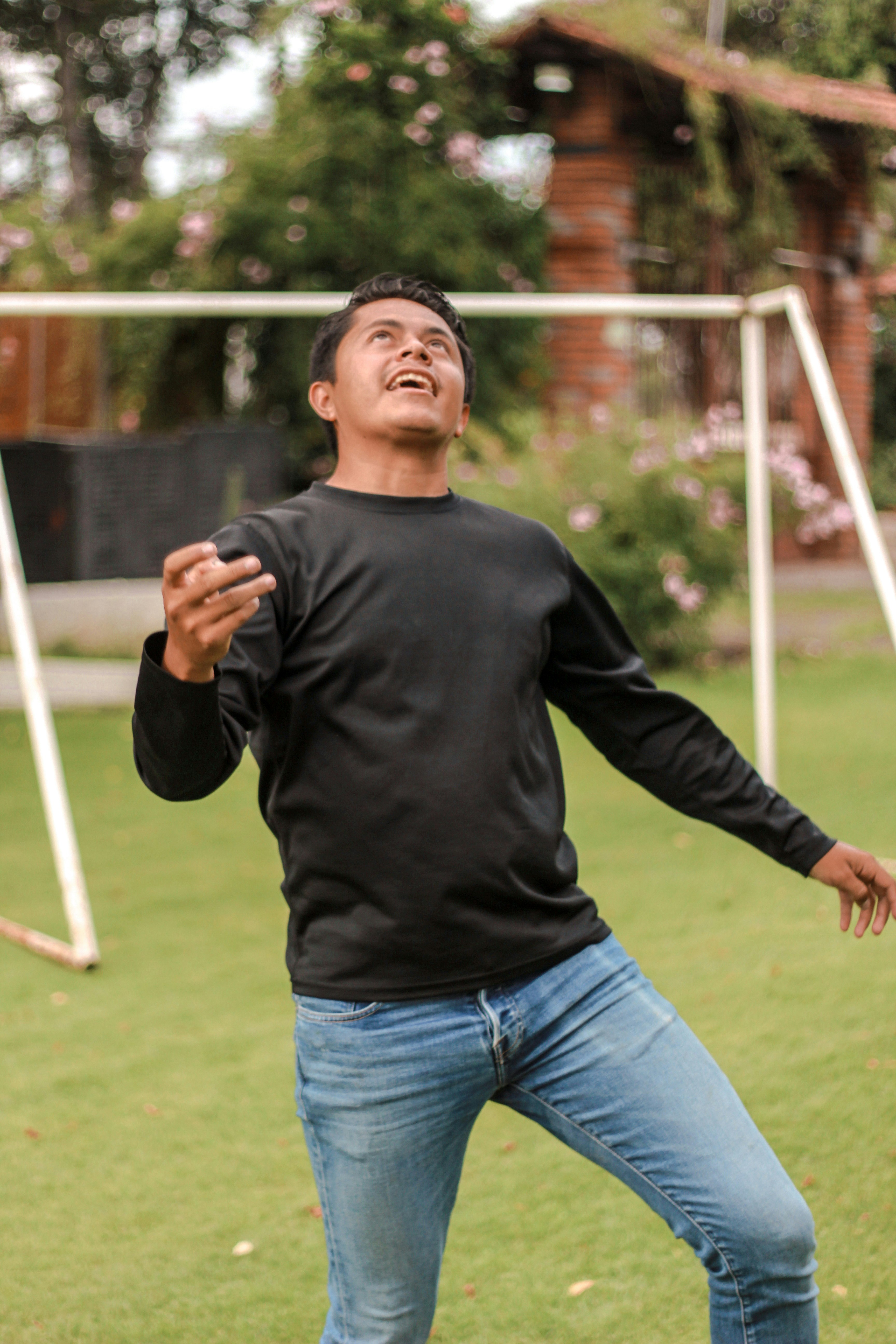 Leap of Joy: A Man Reaches for the Moment