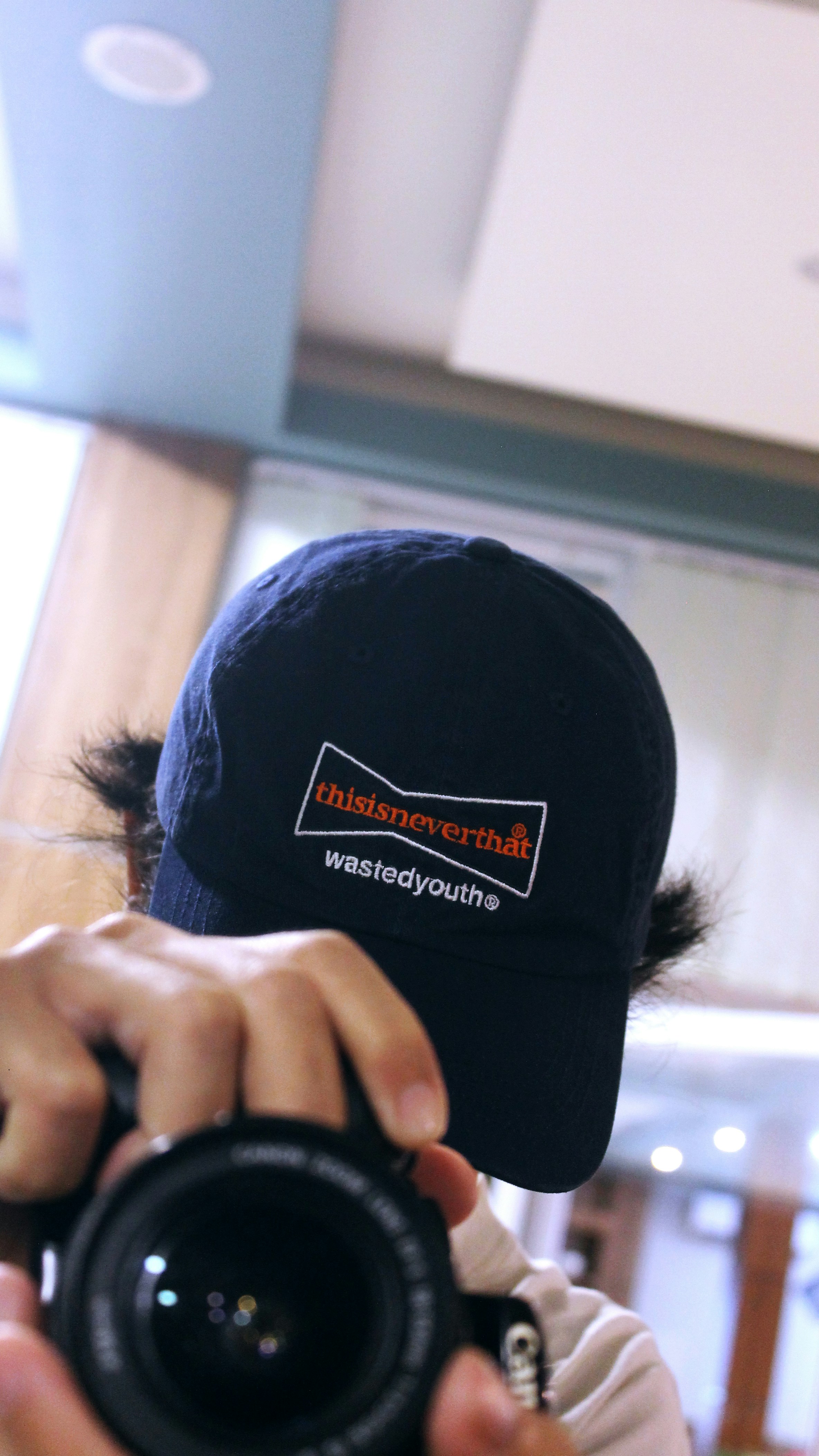 Cap Patch Spotlight: a Mirror Selfie with thisisneverthat Logo