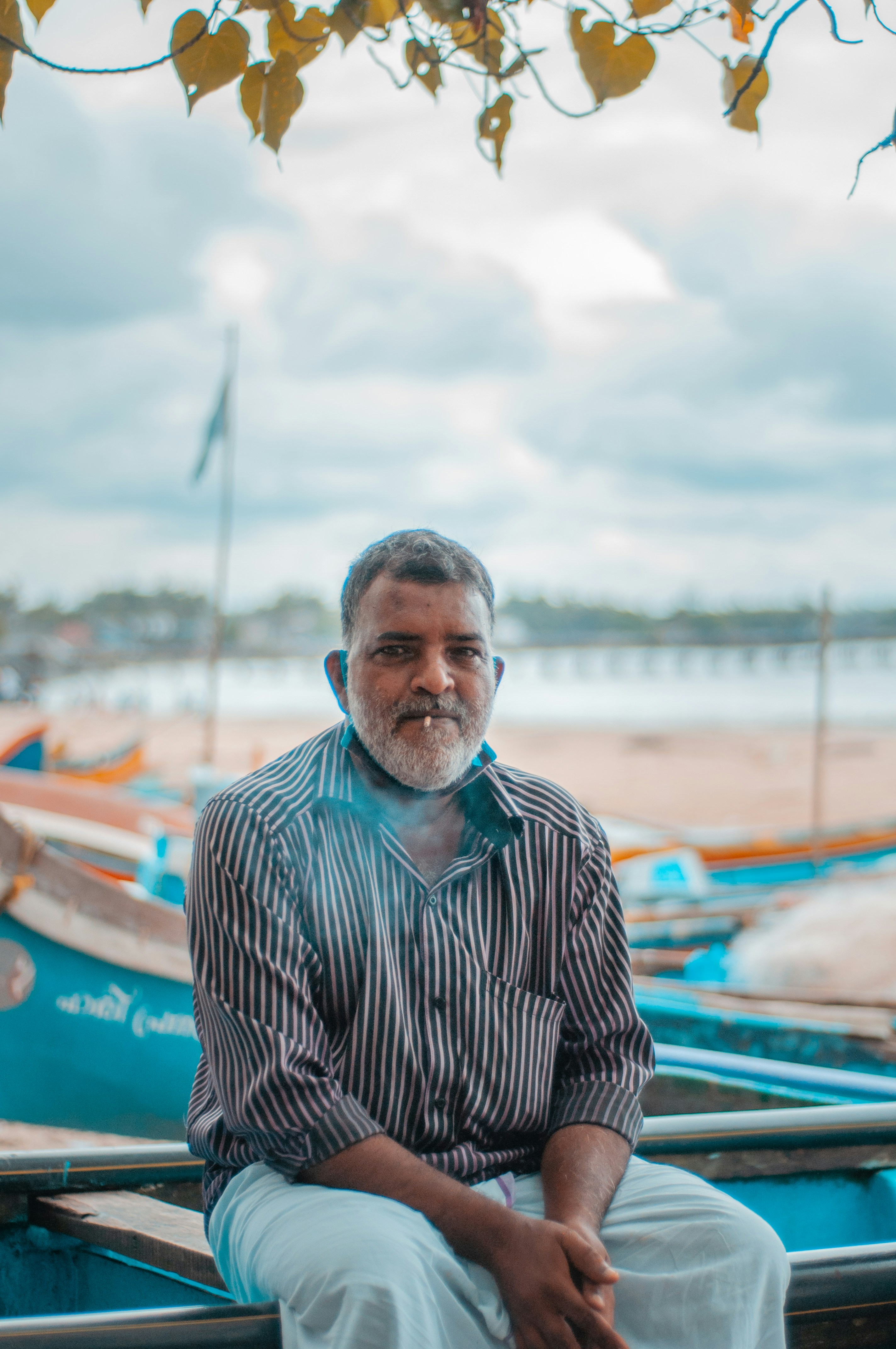 Harbor Portrait: A Calm Moment by the Sea