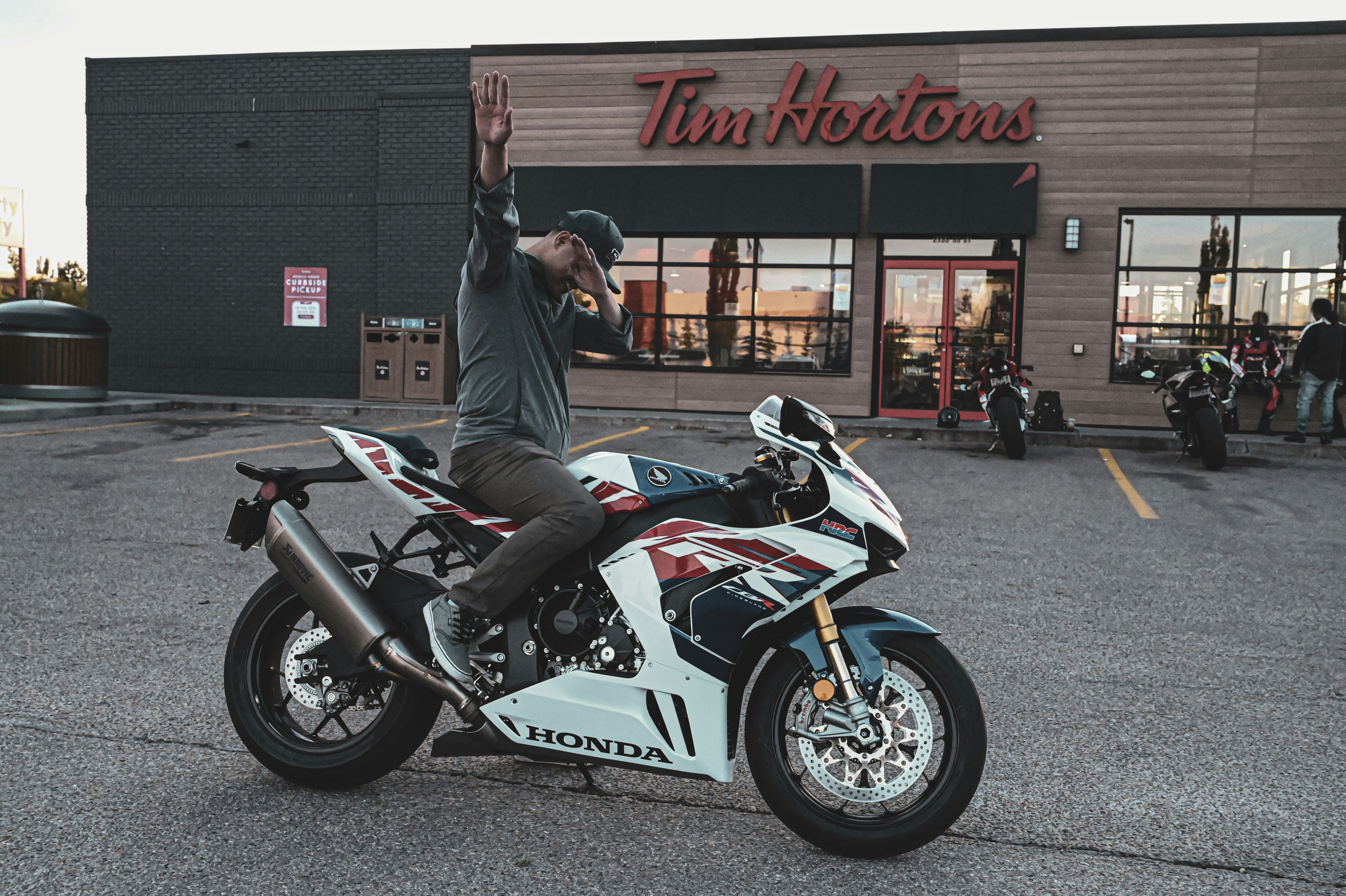Raising a Hand, Rolling On: A Honda Sportbike Moment by Tim Hortons