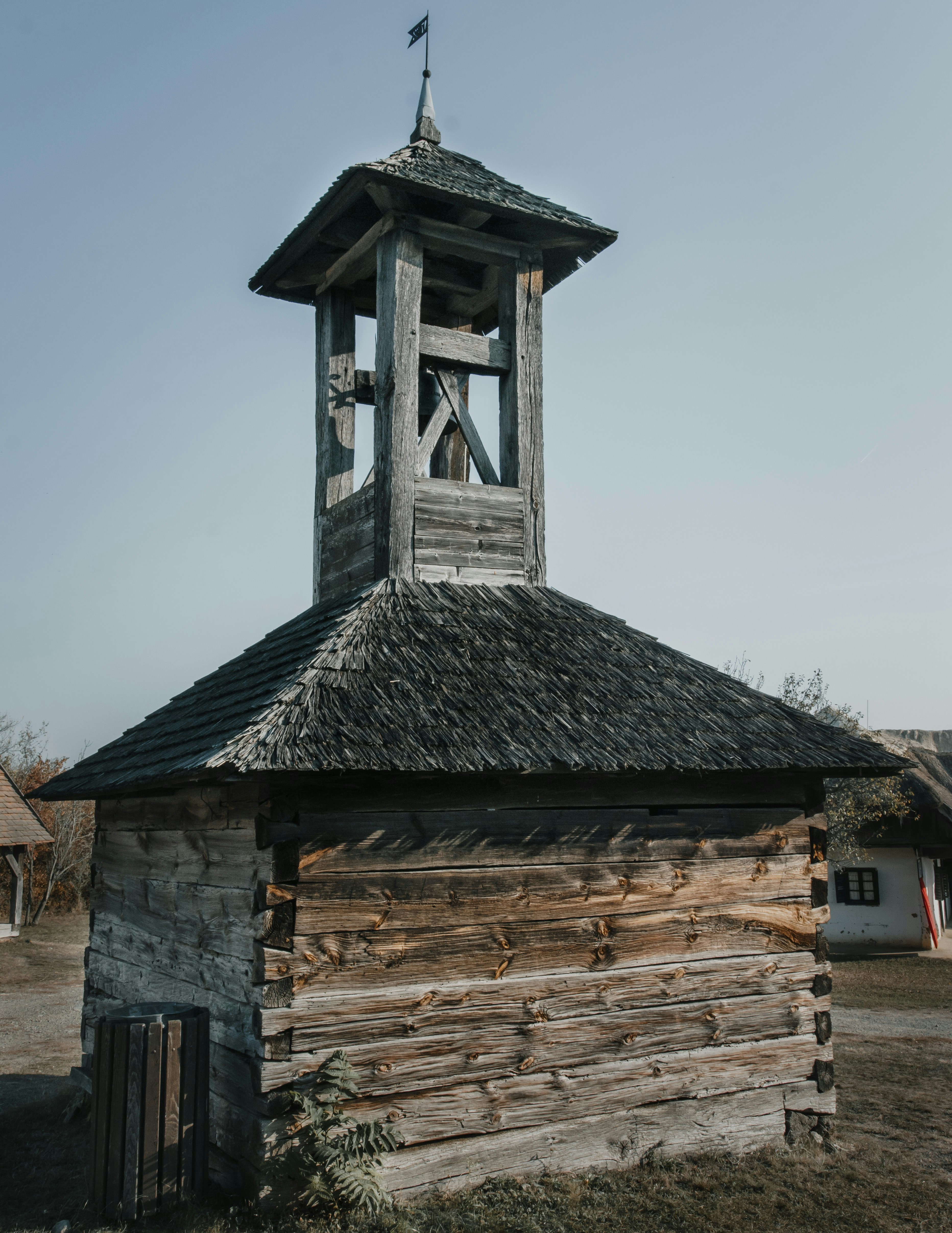 A small building with a tower photo – Free Grey Image on Unsplash