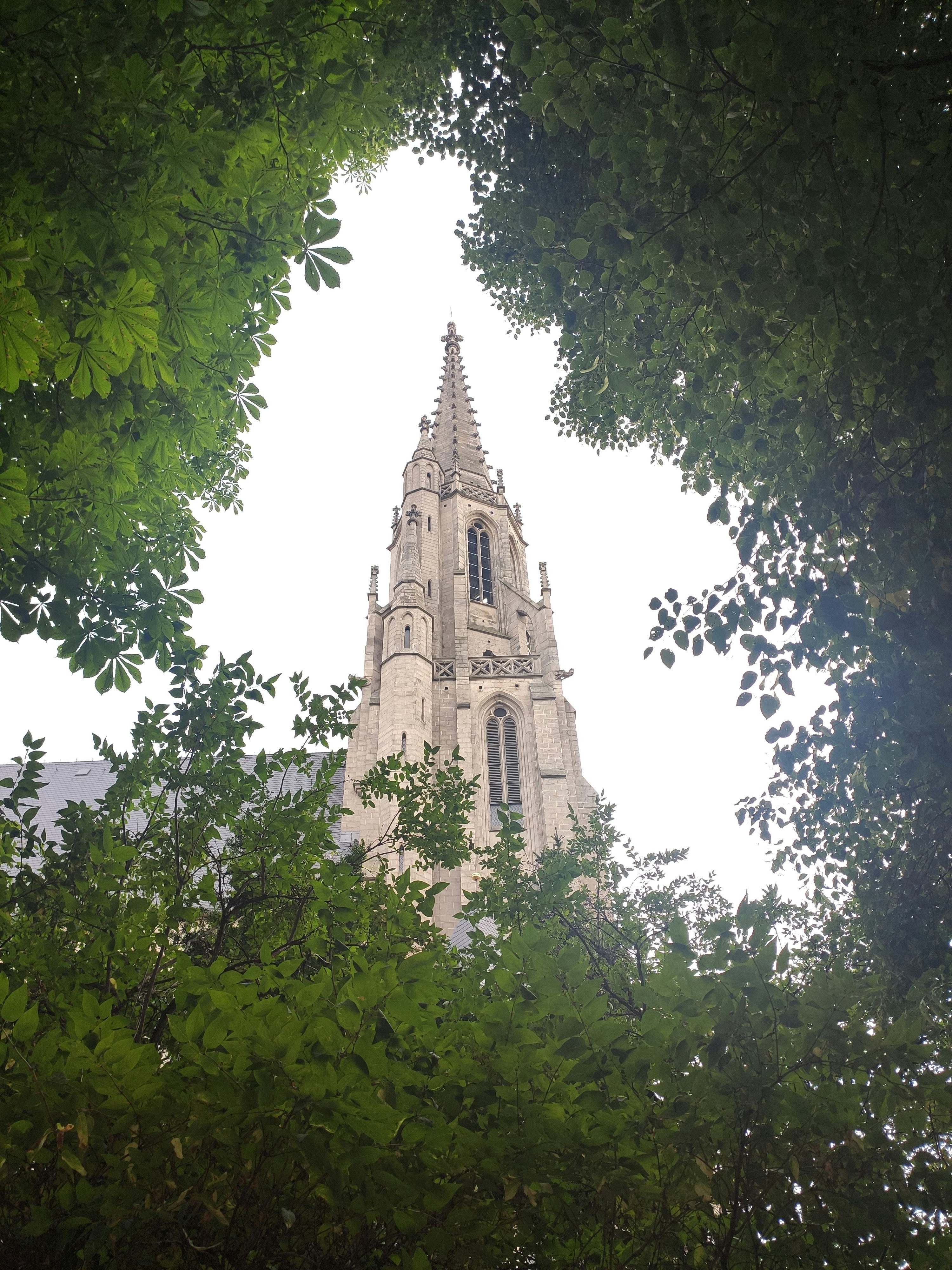 a tall building with a tower
