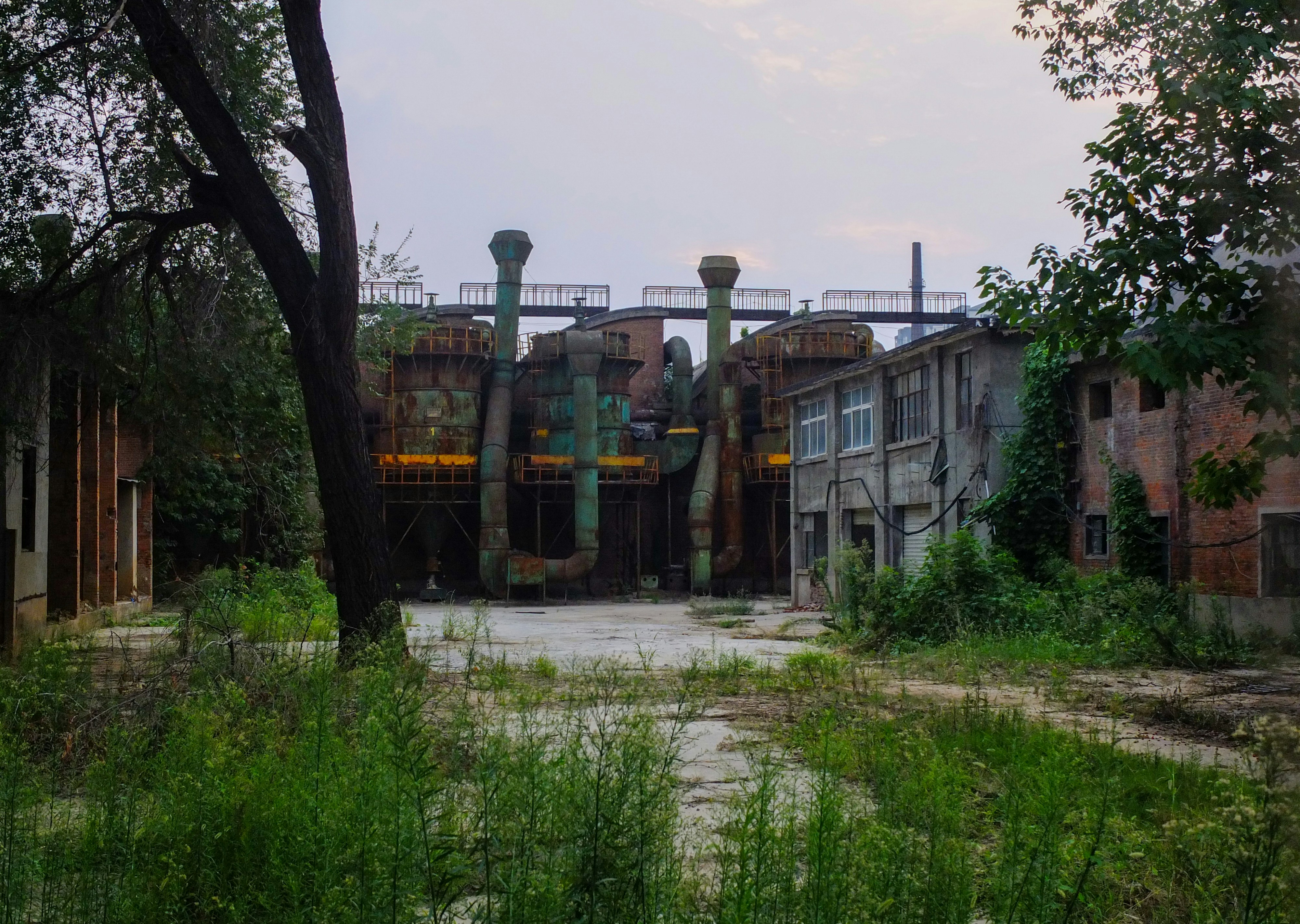 a building with a bridge over it