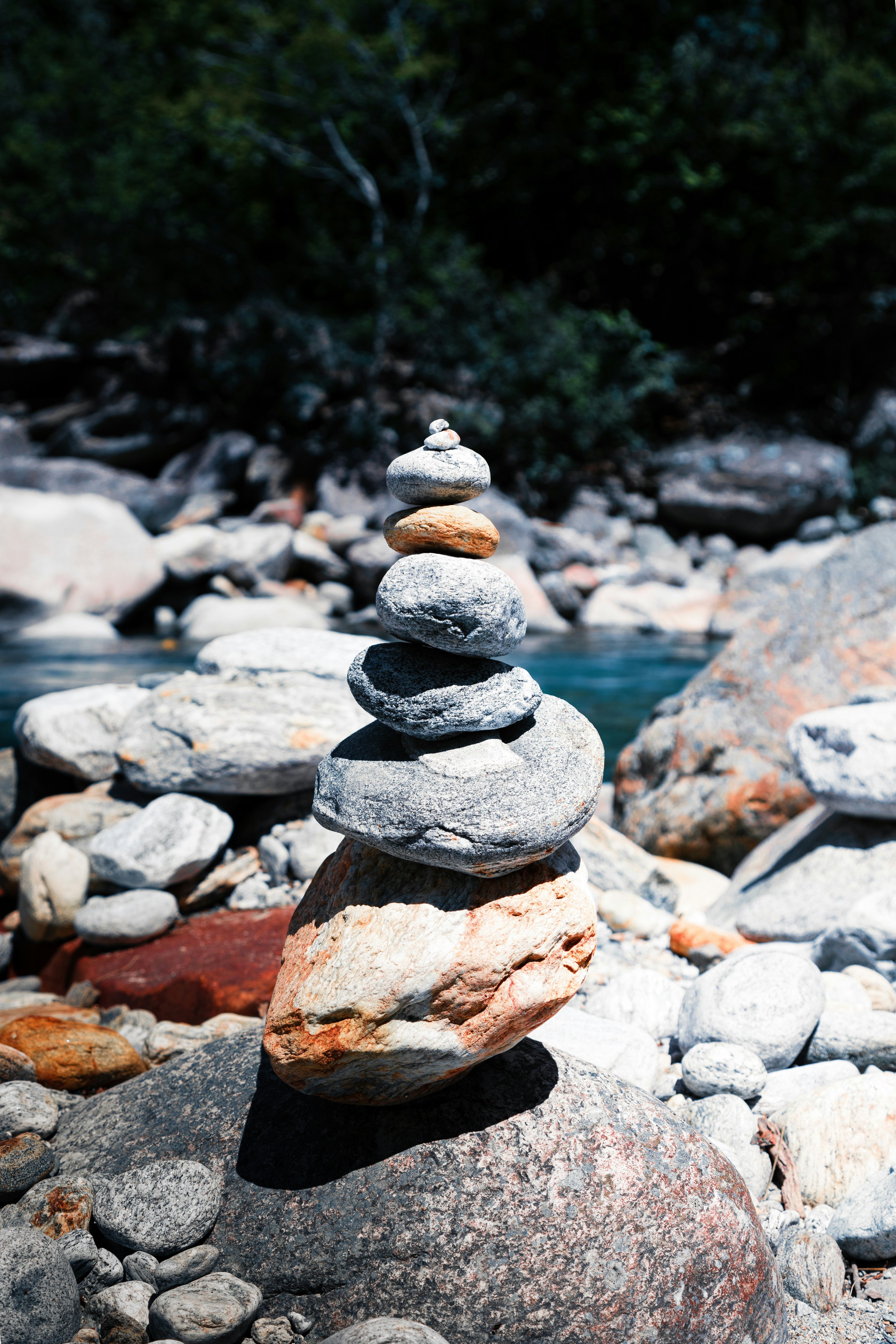 A stack of rocks on a river photo – Free Valle verzasca Image on Unsplash