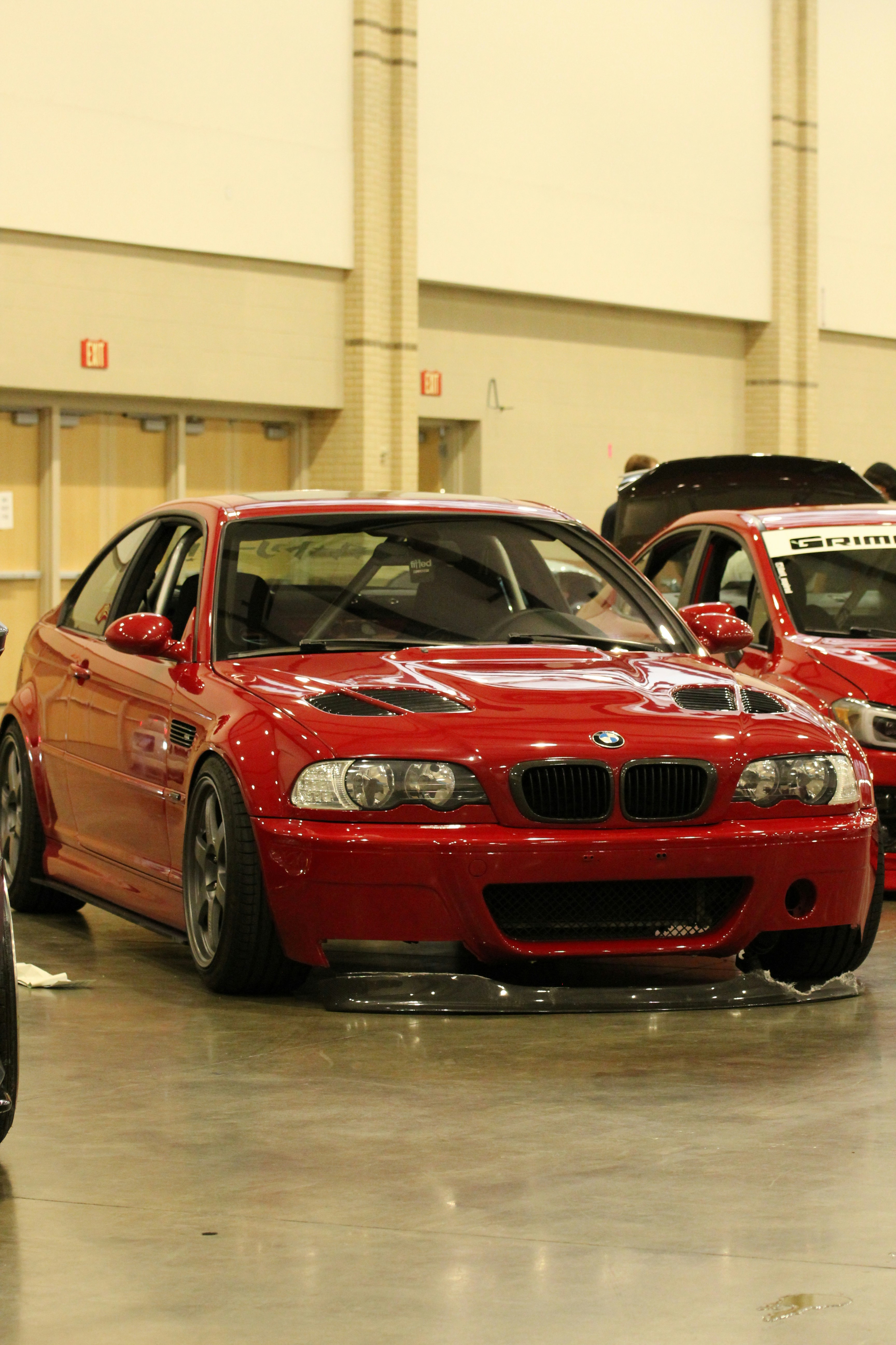 The Red Racer: A BMW's Bold Presence