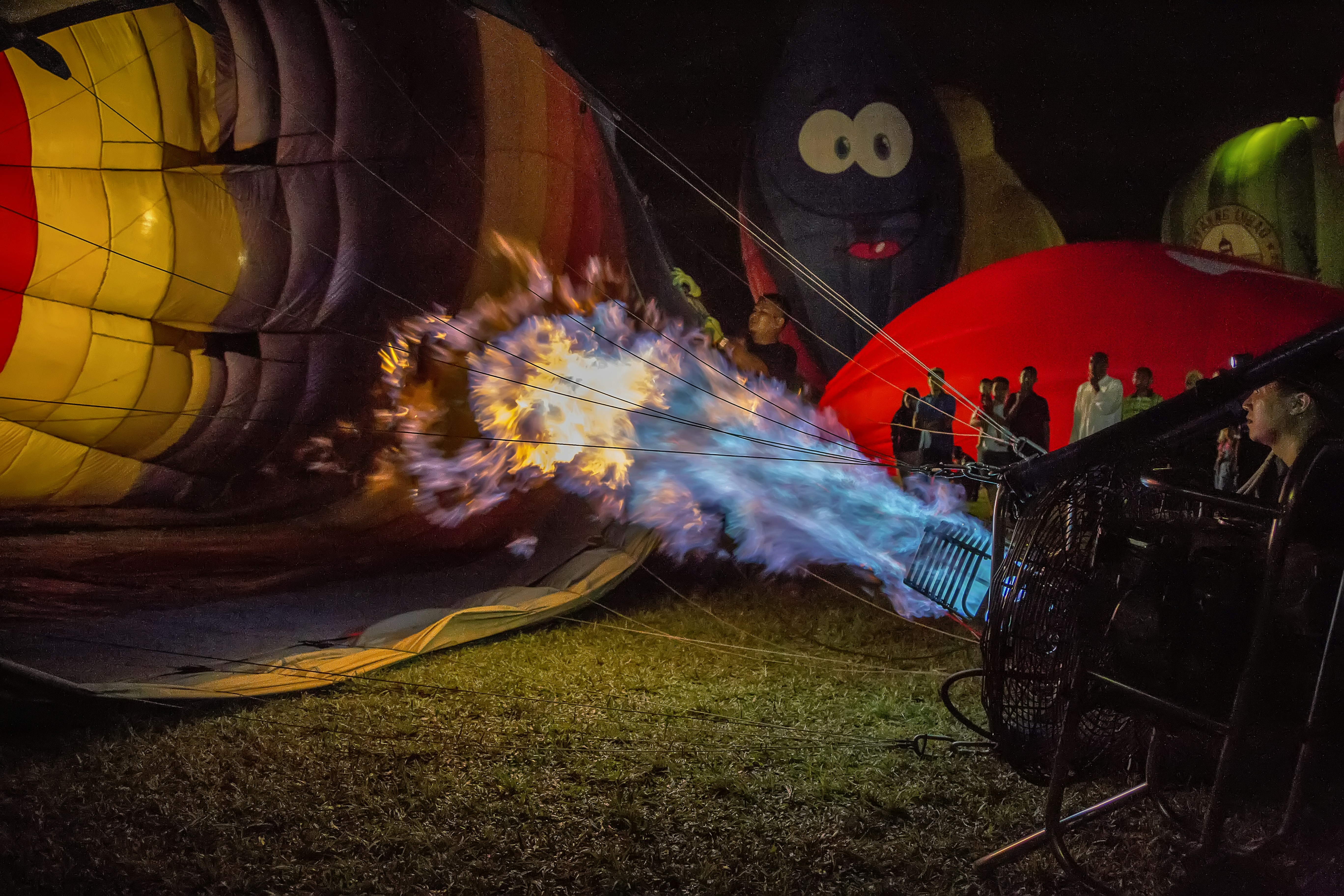Dance of Fire and Helium: Night Ride of the Balloon Tunnel