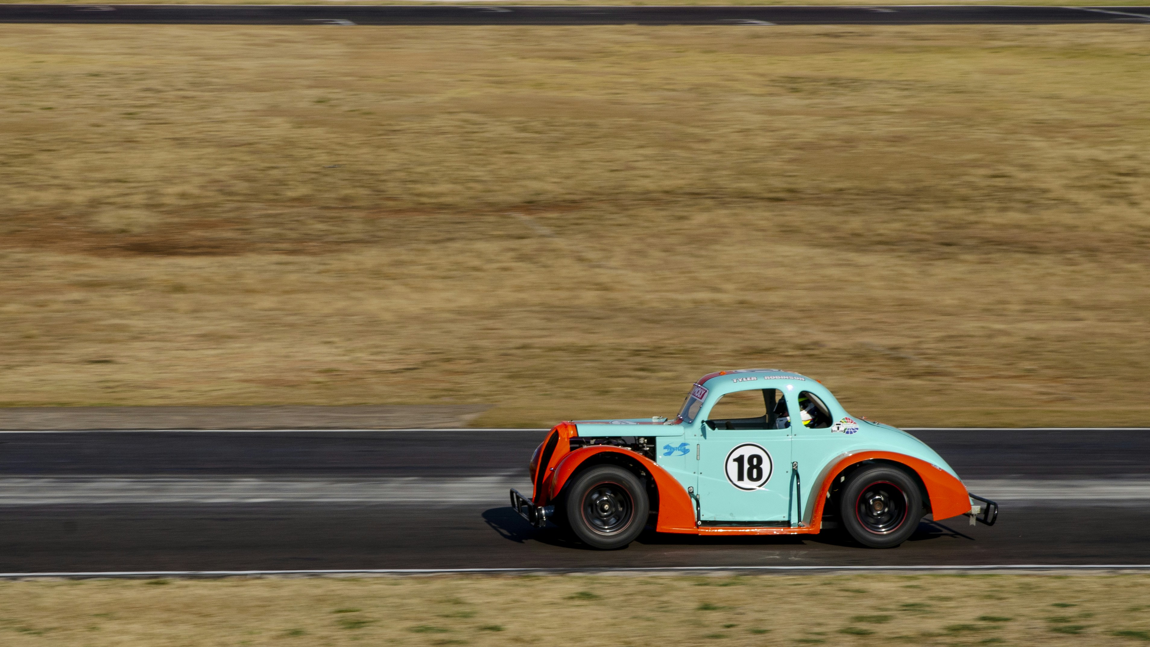 a race car on a track