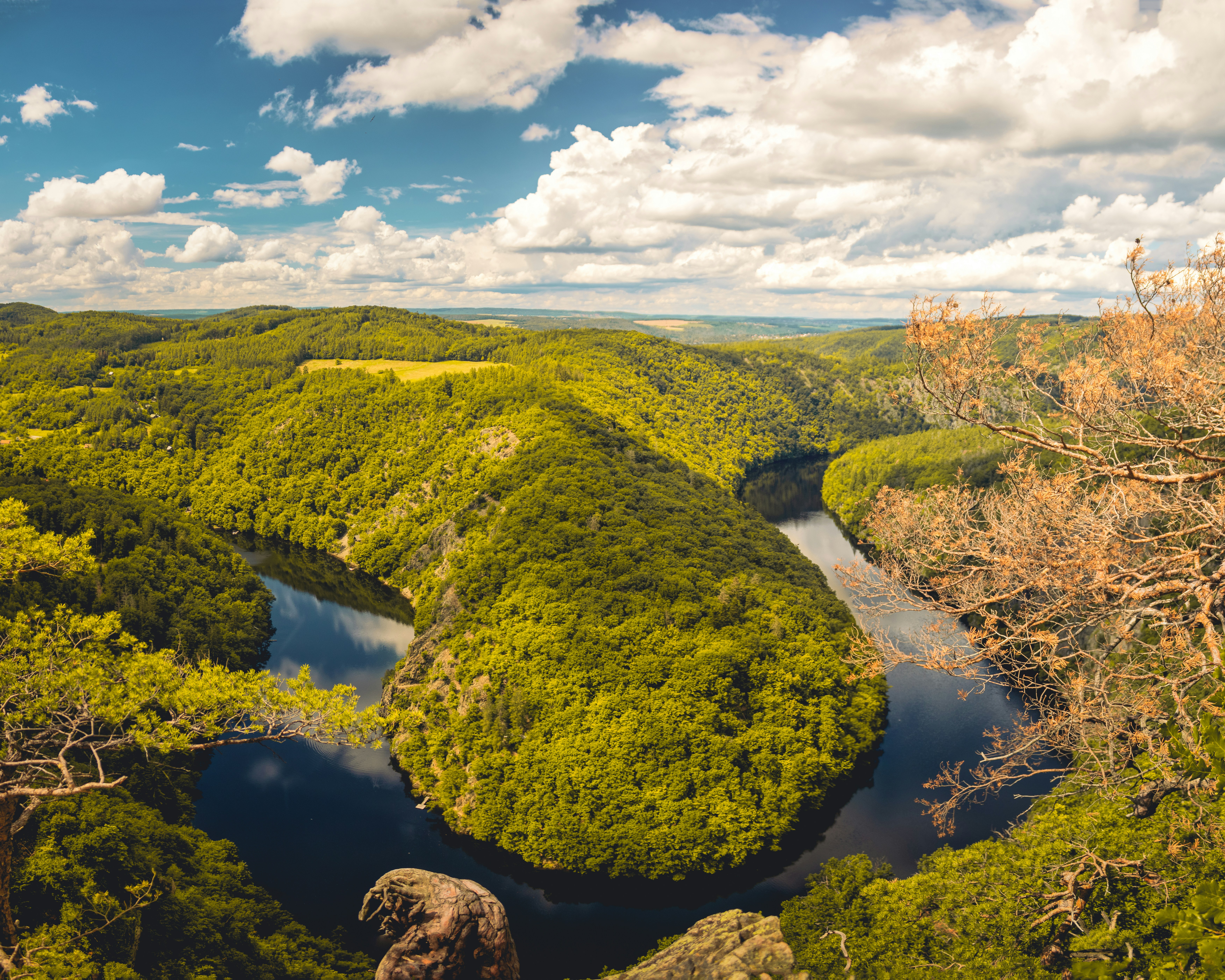 A river running through a forest photo – Free Vyhlídka máj Image on ...