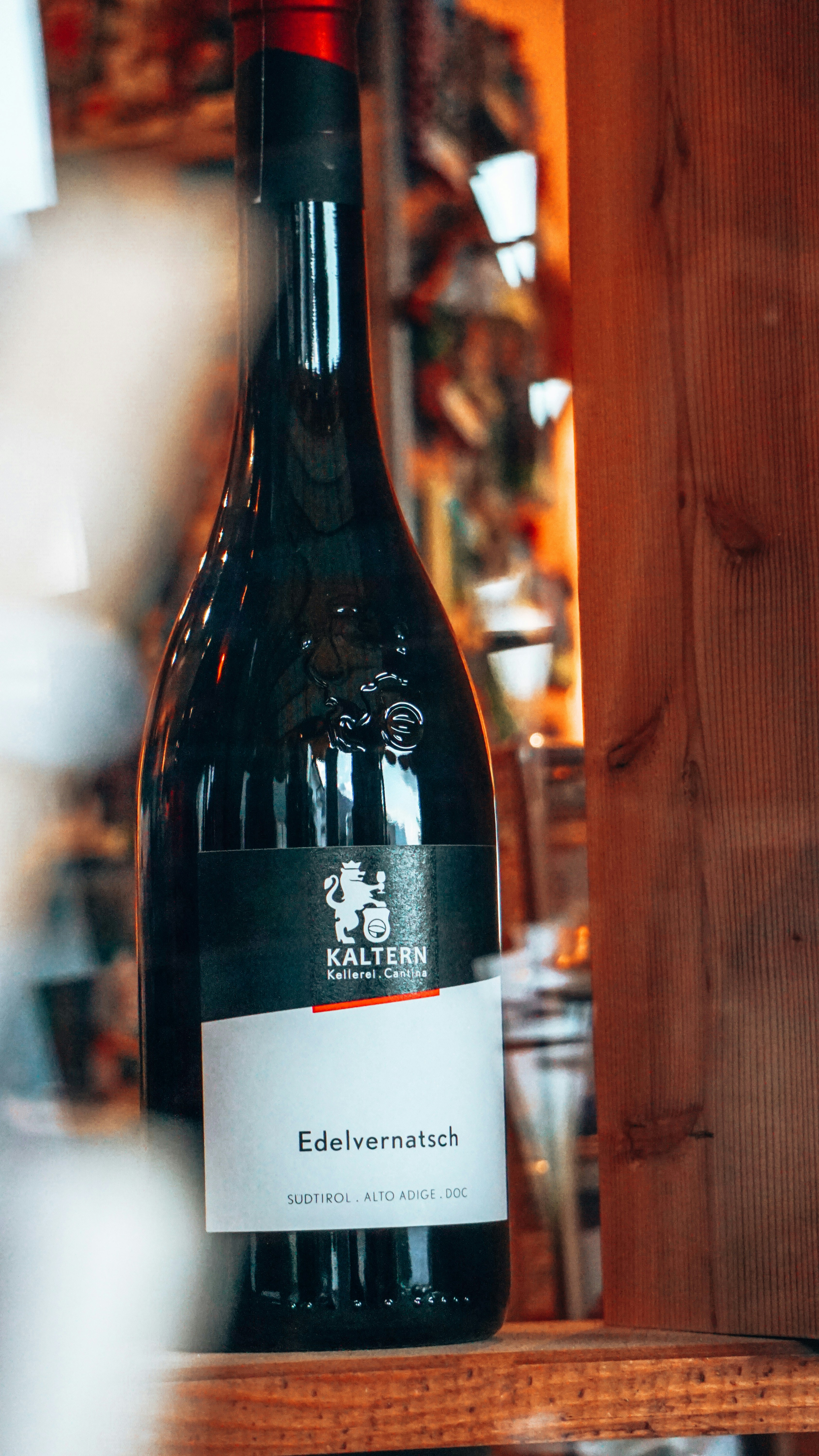 a bottle of wine