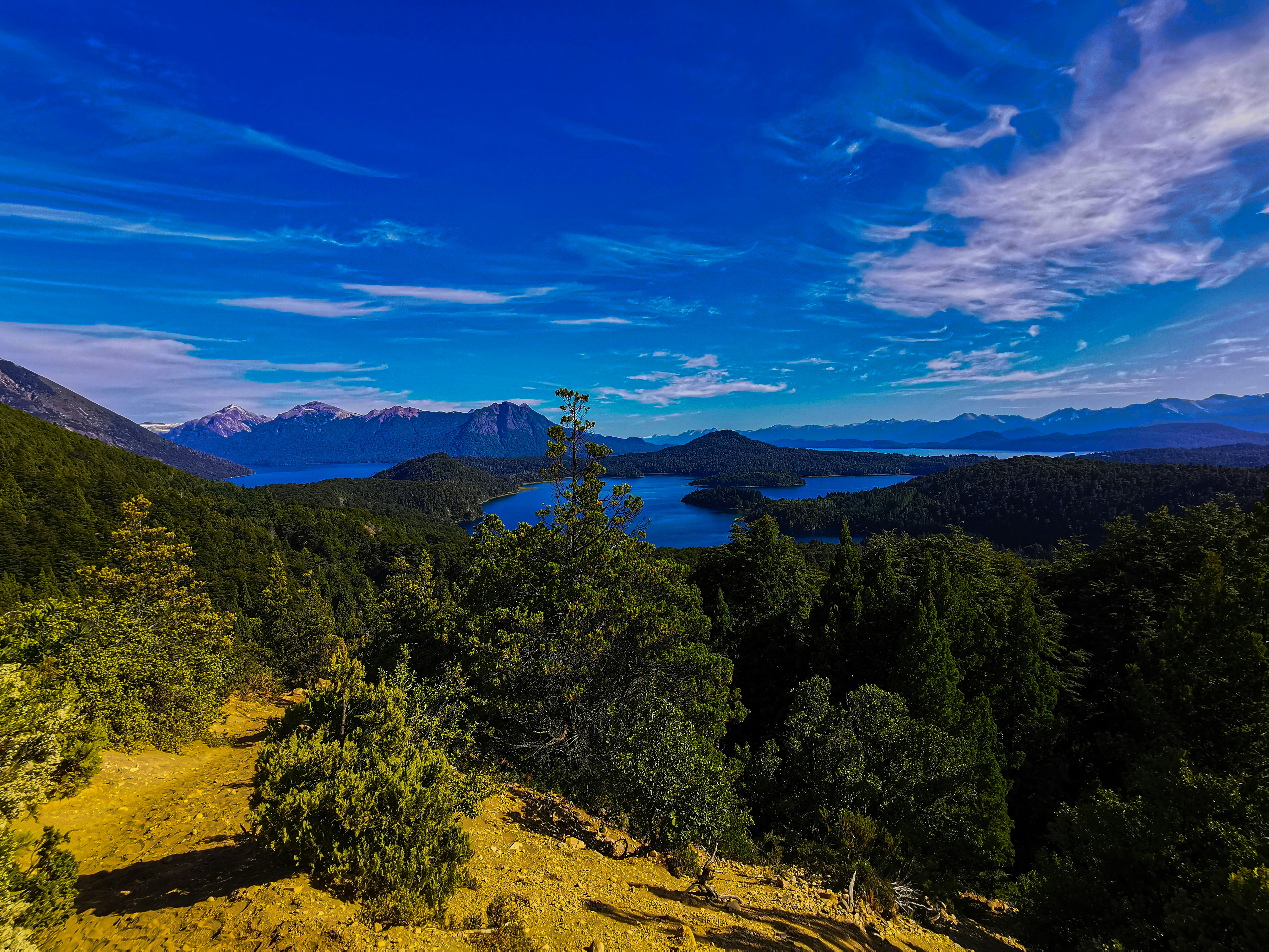 Blue Ridge of Water and Sky: A Far-Reaching Lake Vista