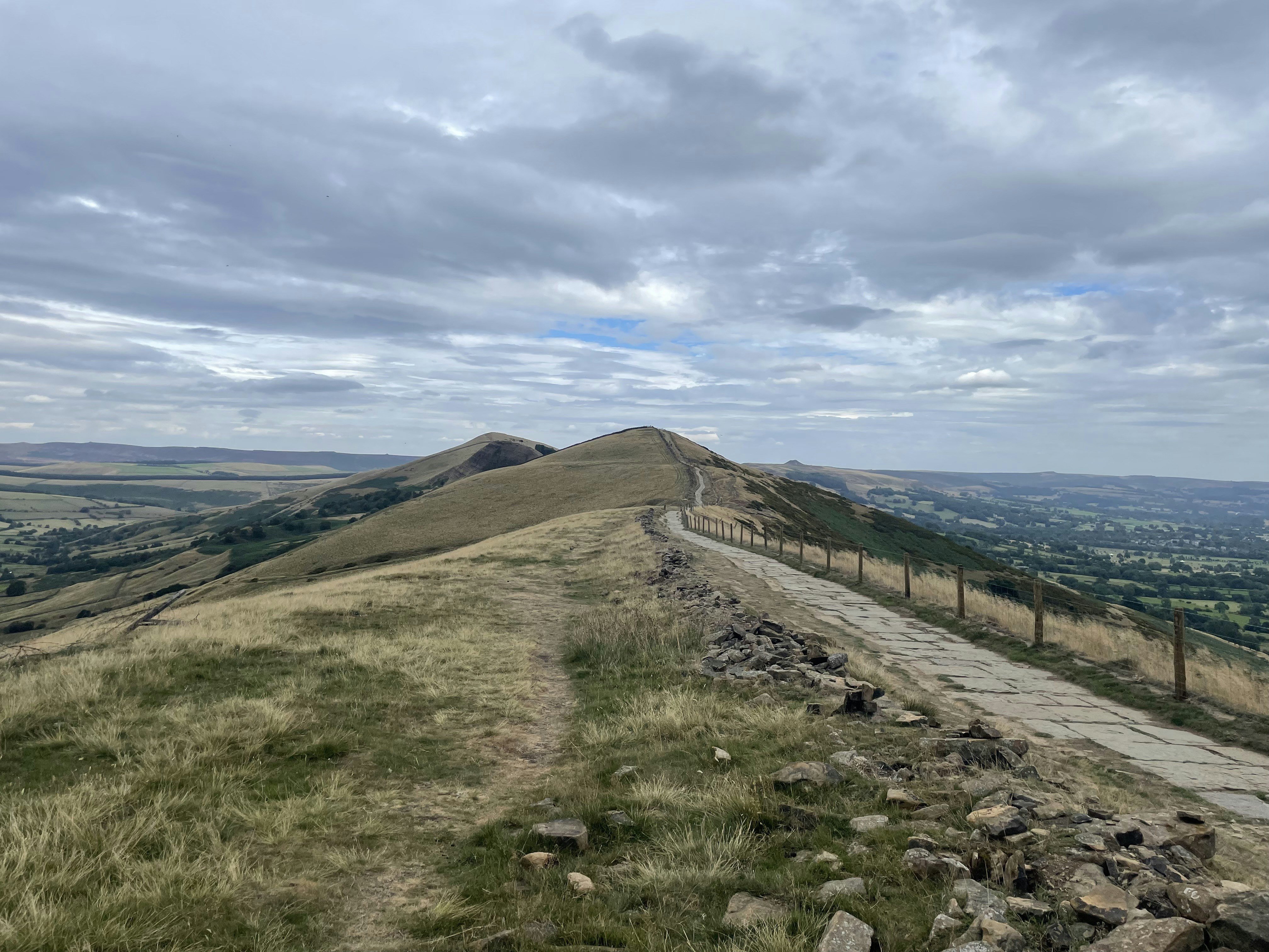 Ridge Crest: A Quiet Ascent Toward the Distant Hill