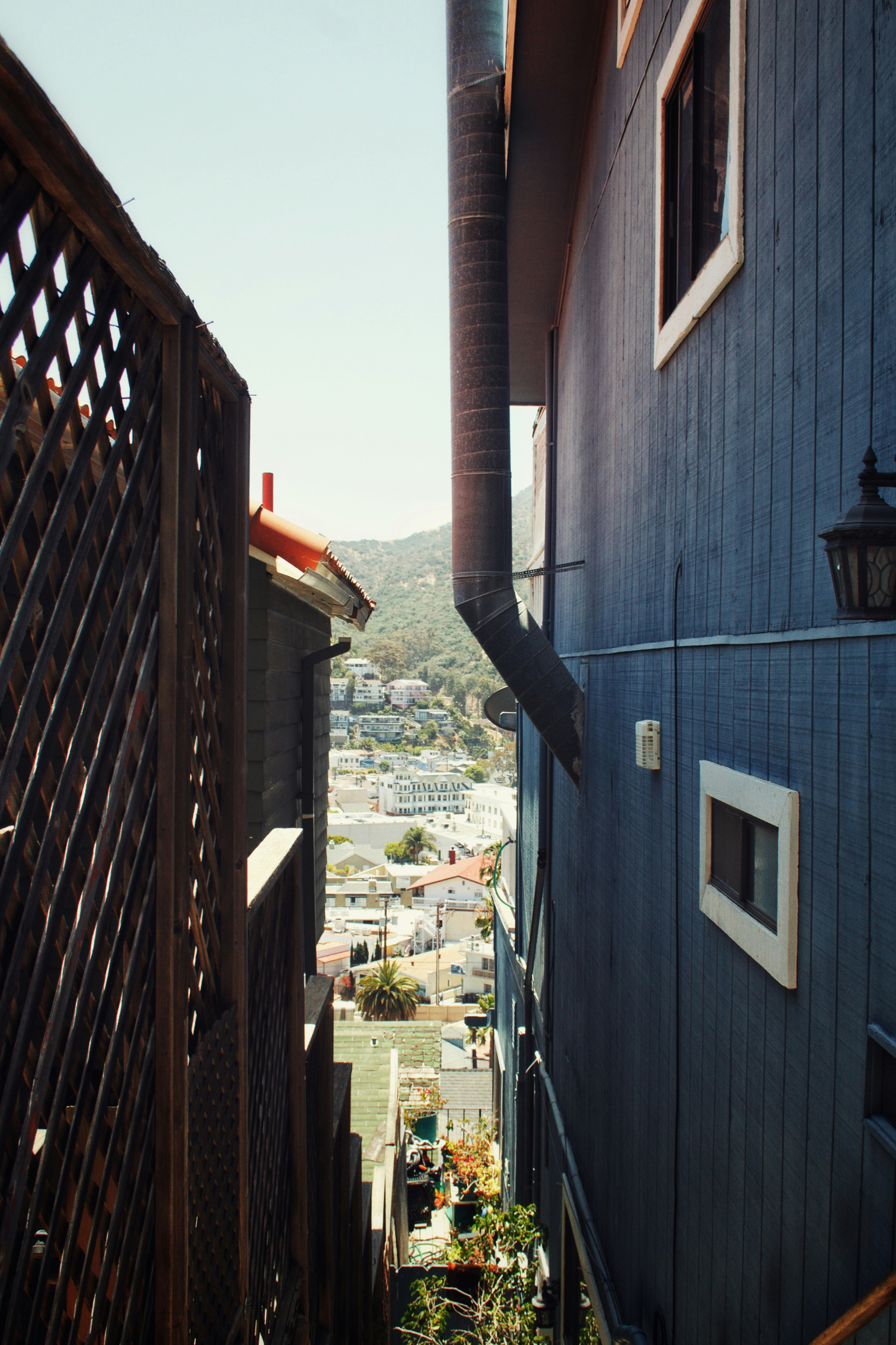 A view of a town from a building photo – Free Avalon Image on Unsplash