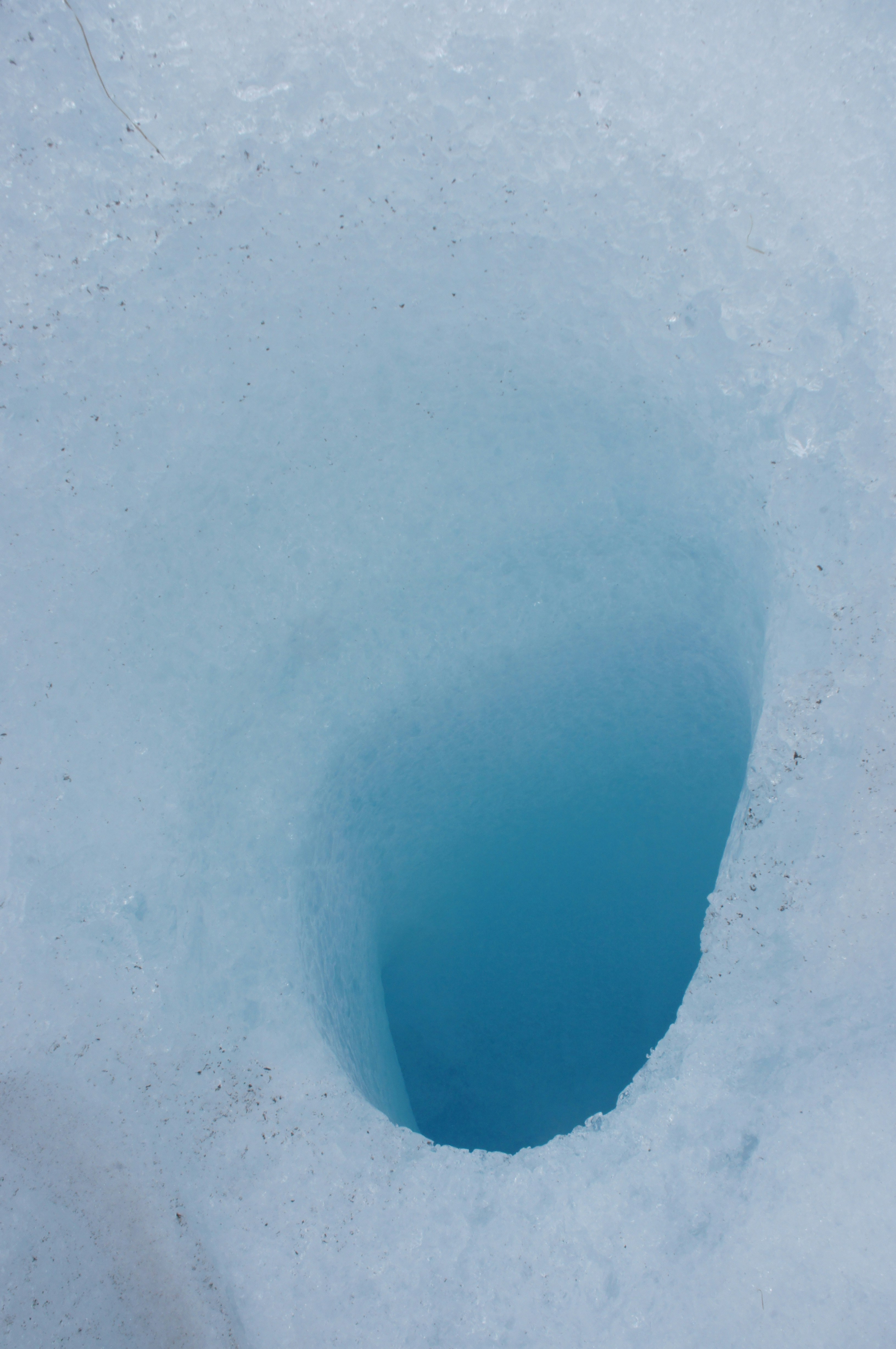 Azure Chasm: The Quiet Depths of Glacier Ice