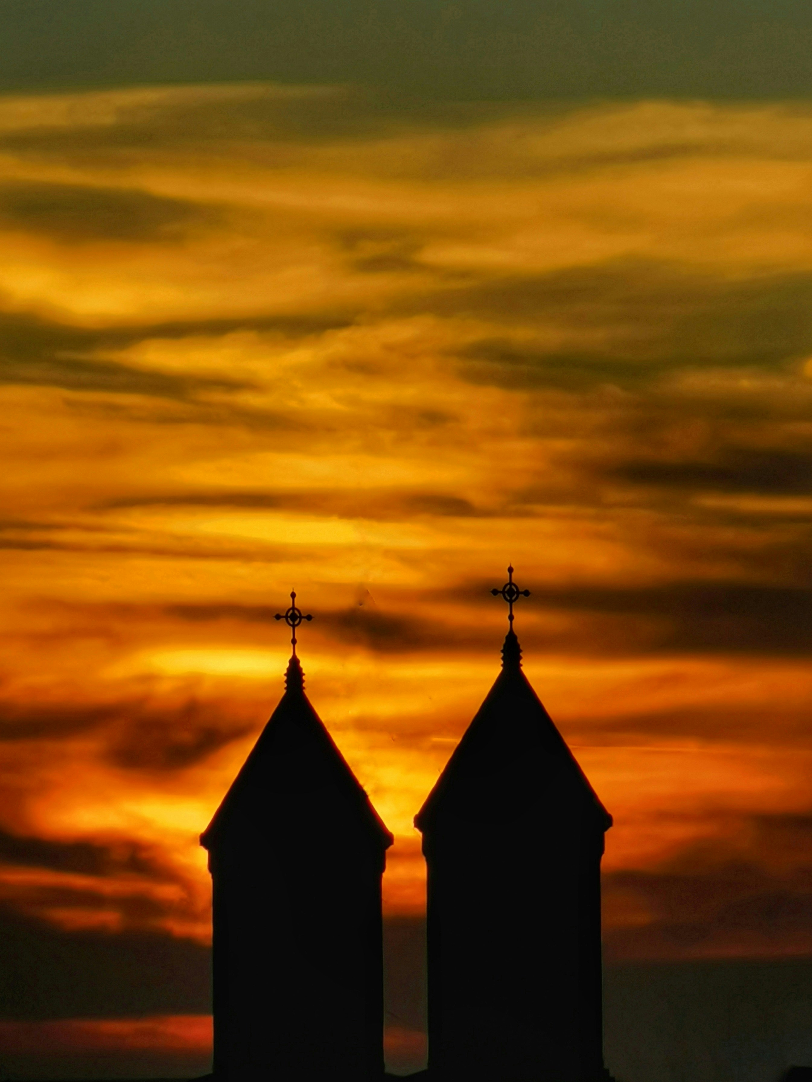 A building with a cross on top photo – Free Christian church Image on ...