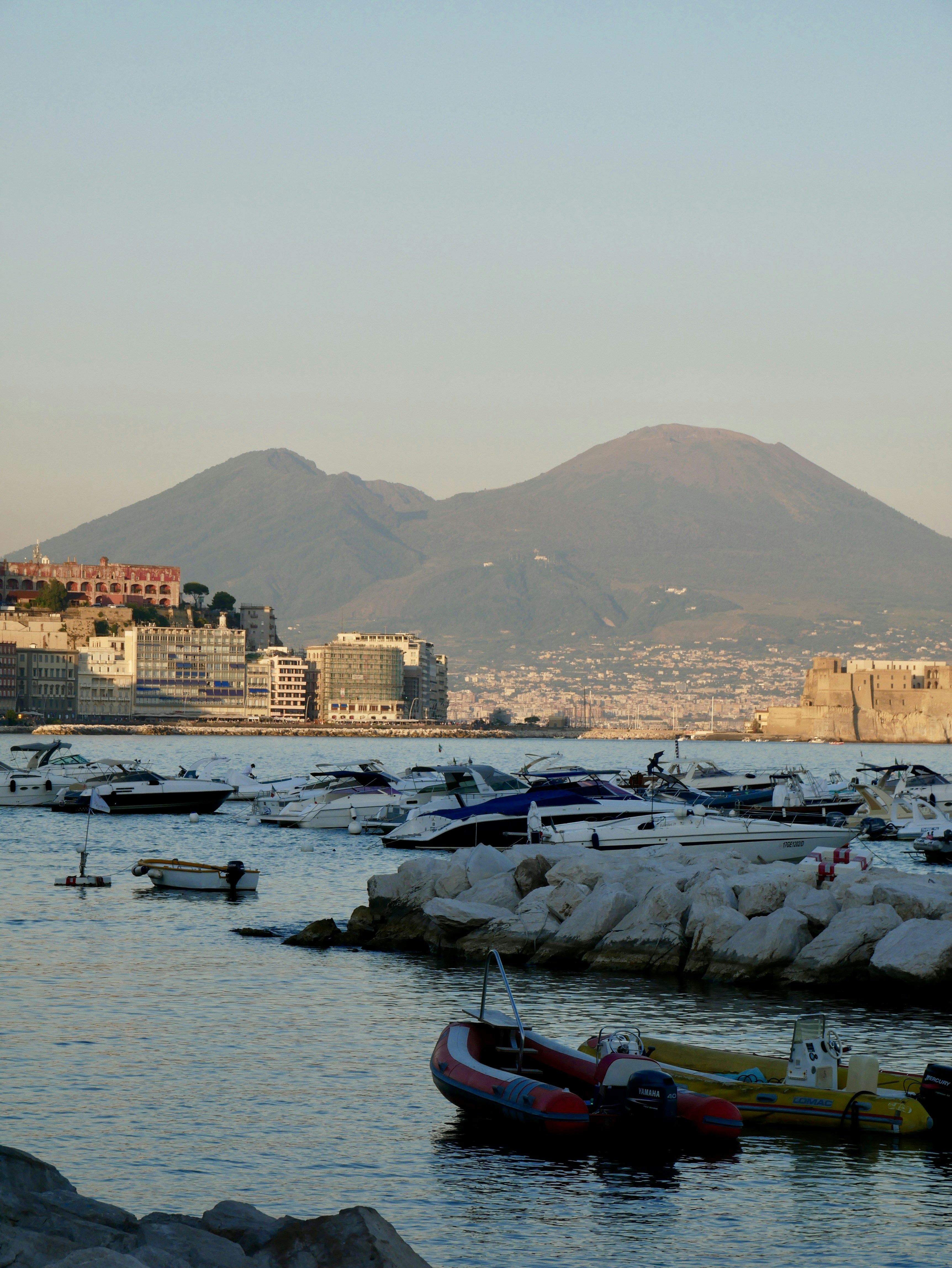 boats in a harbor