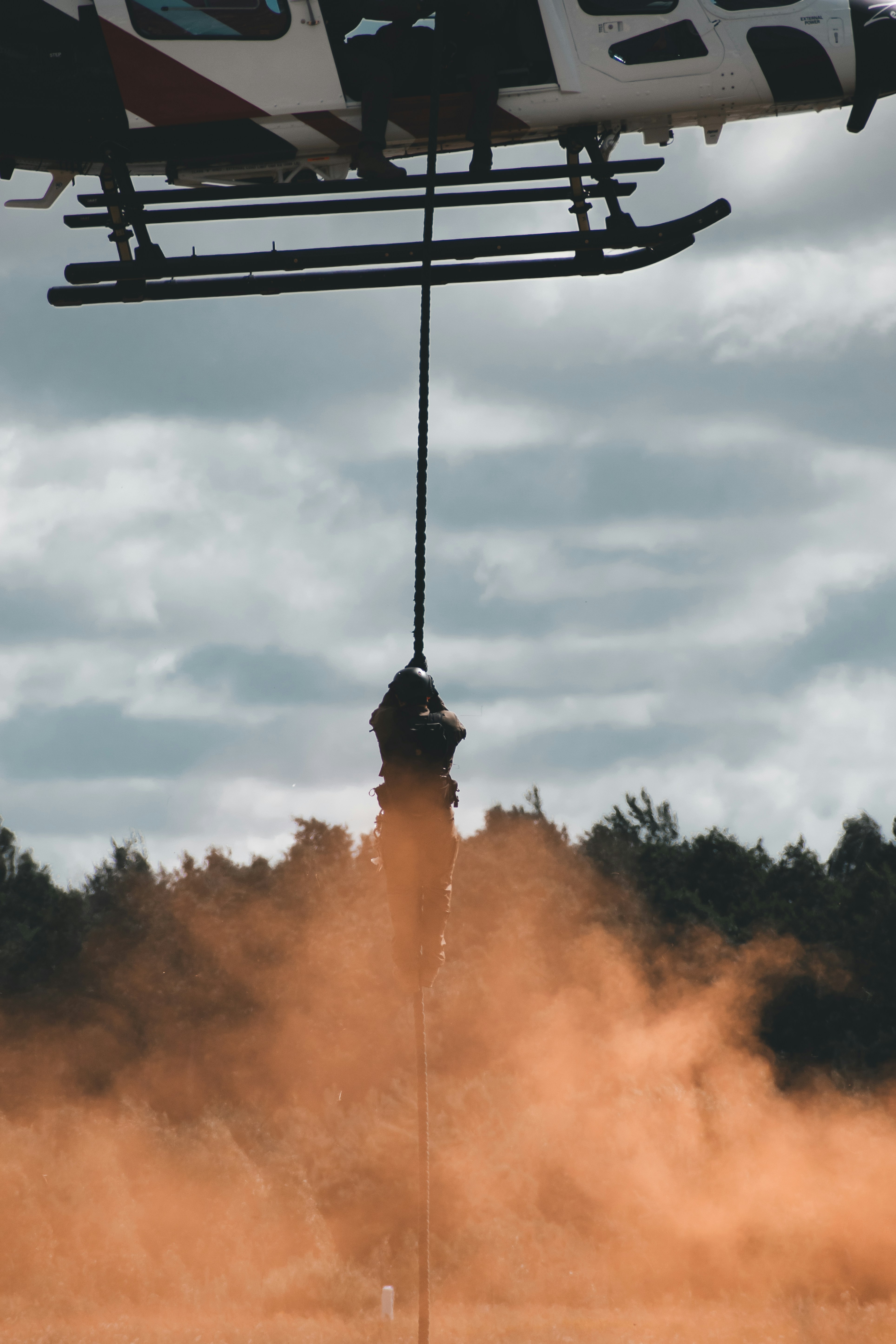 Ascension: Fire Torch by Helicopter Sky