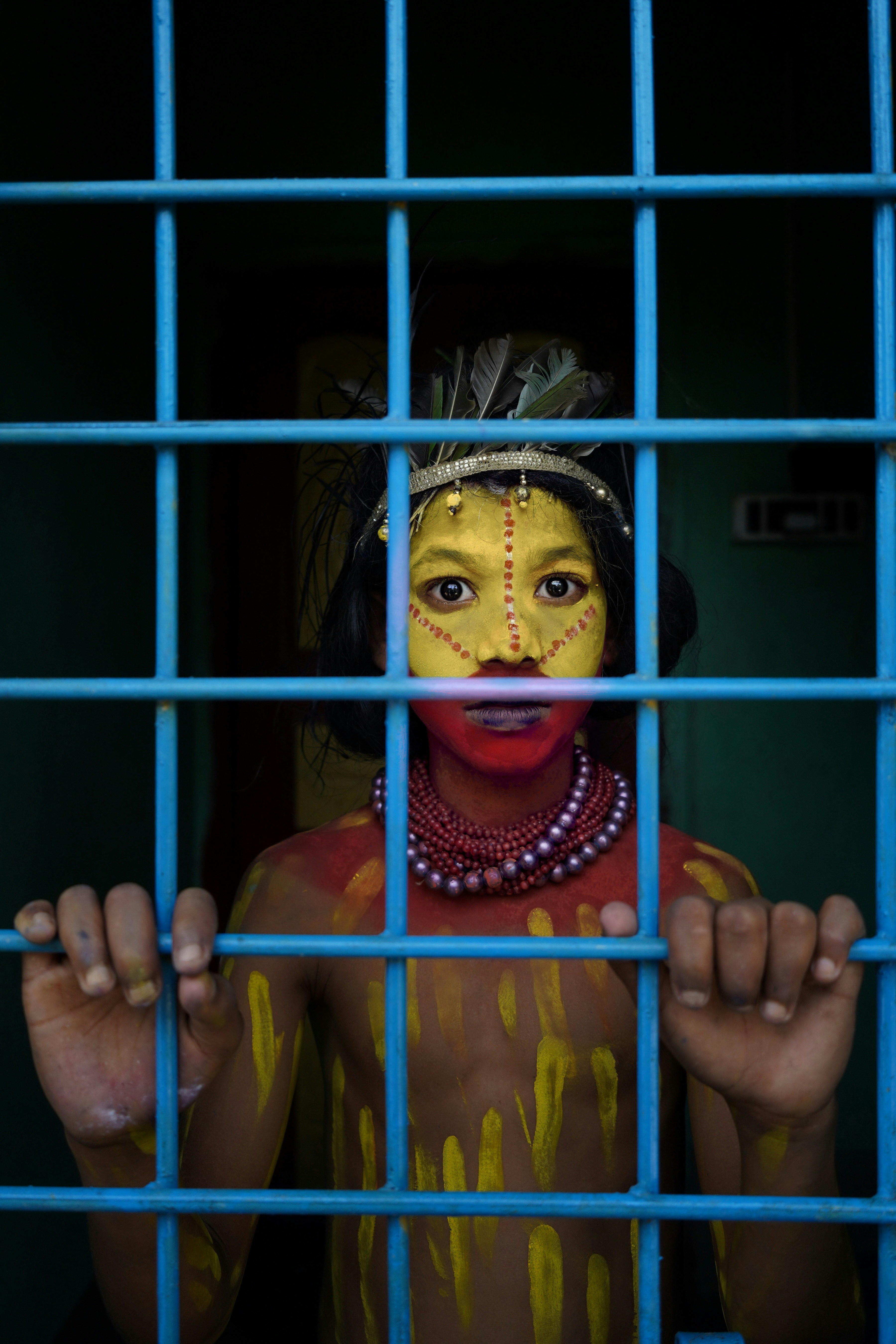 a person wearing a garment